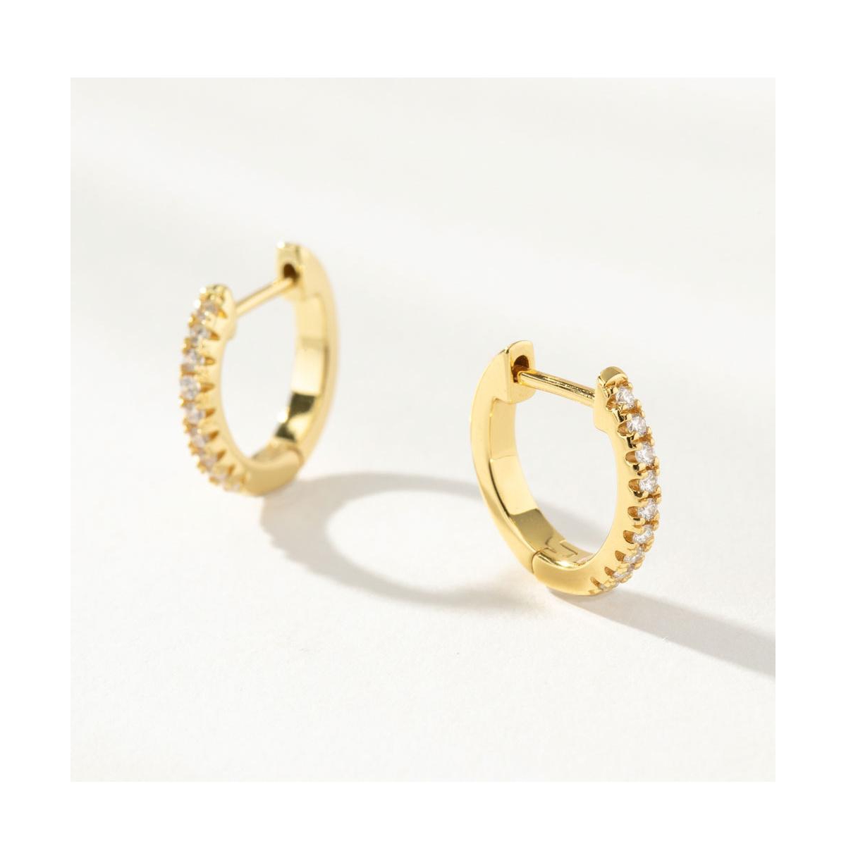 Click here for 14K Gold-Plated Tiny Huggie Earrings  0.55" -... prices