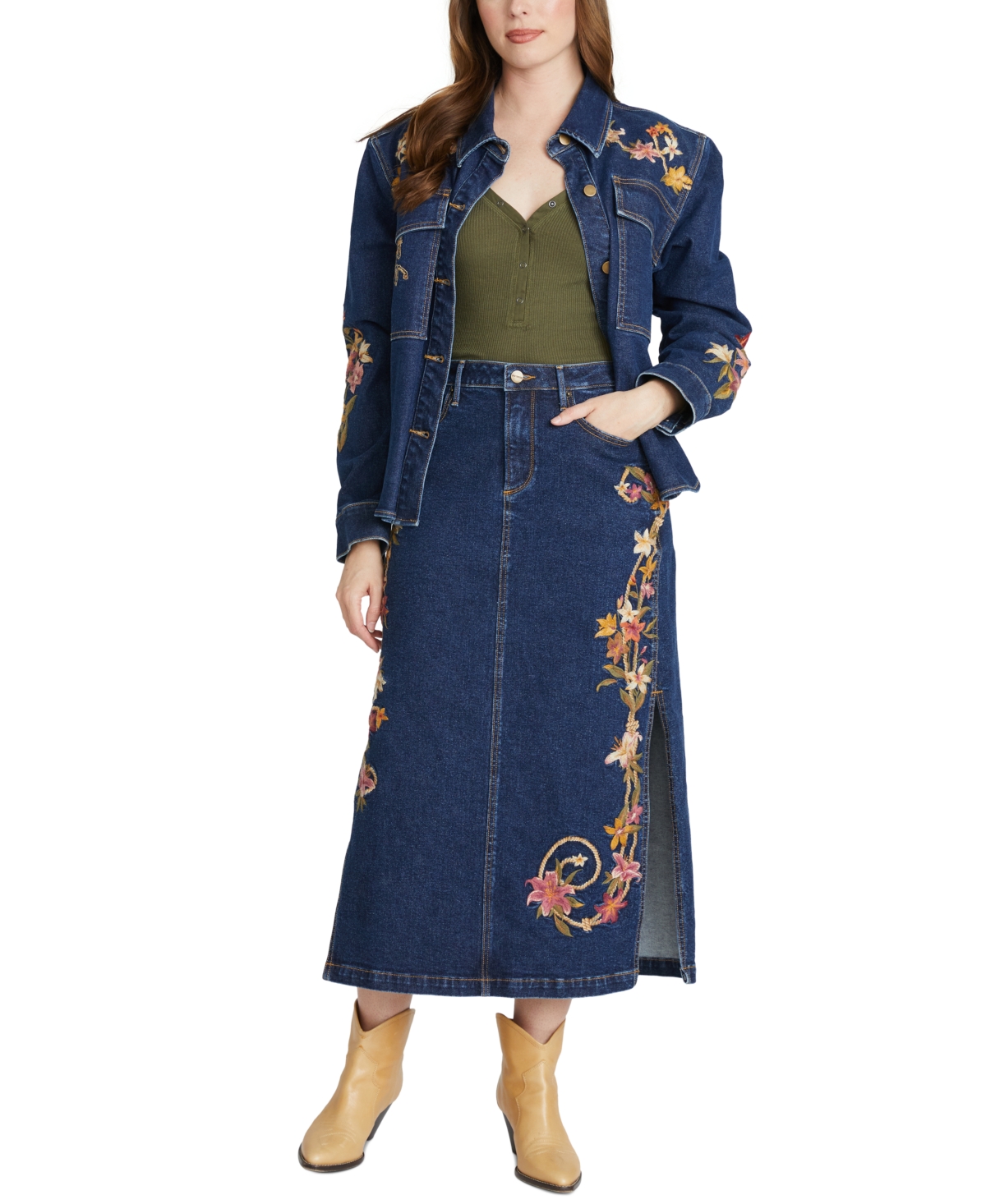 Click here for Driftwood Womens Denim X Lillies & Lassos Jacket -... prices