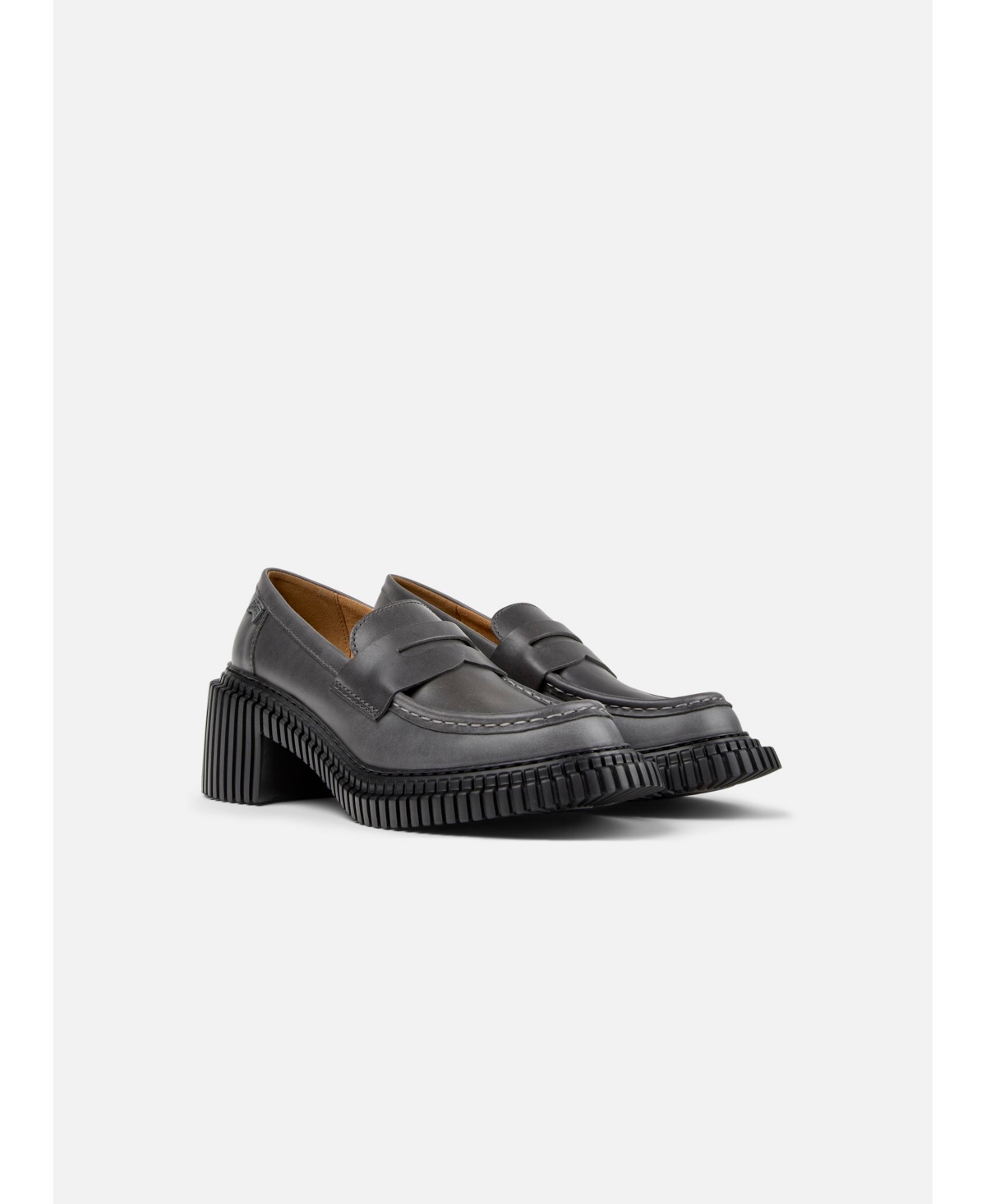 Click here for Camper Pix London Leather Shoes - Grey prices