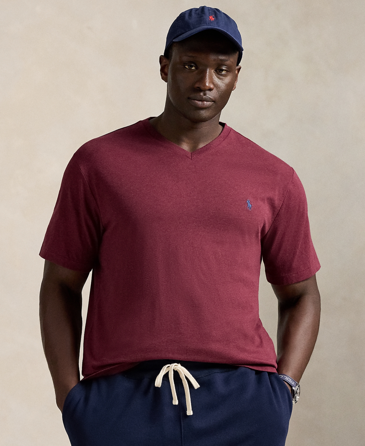 Click here for Polo Ralph Lauren Mens Big & Tall Classic Fit V-Ne... prices