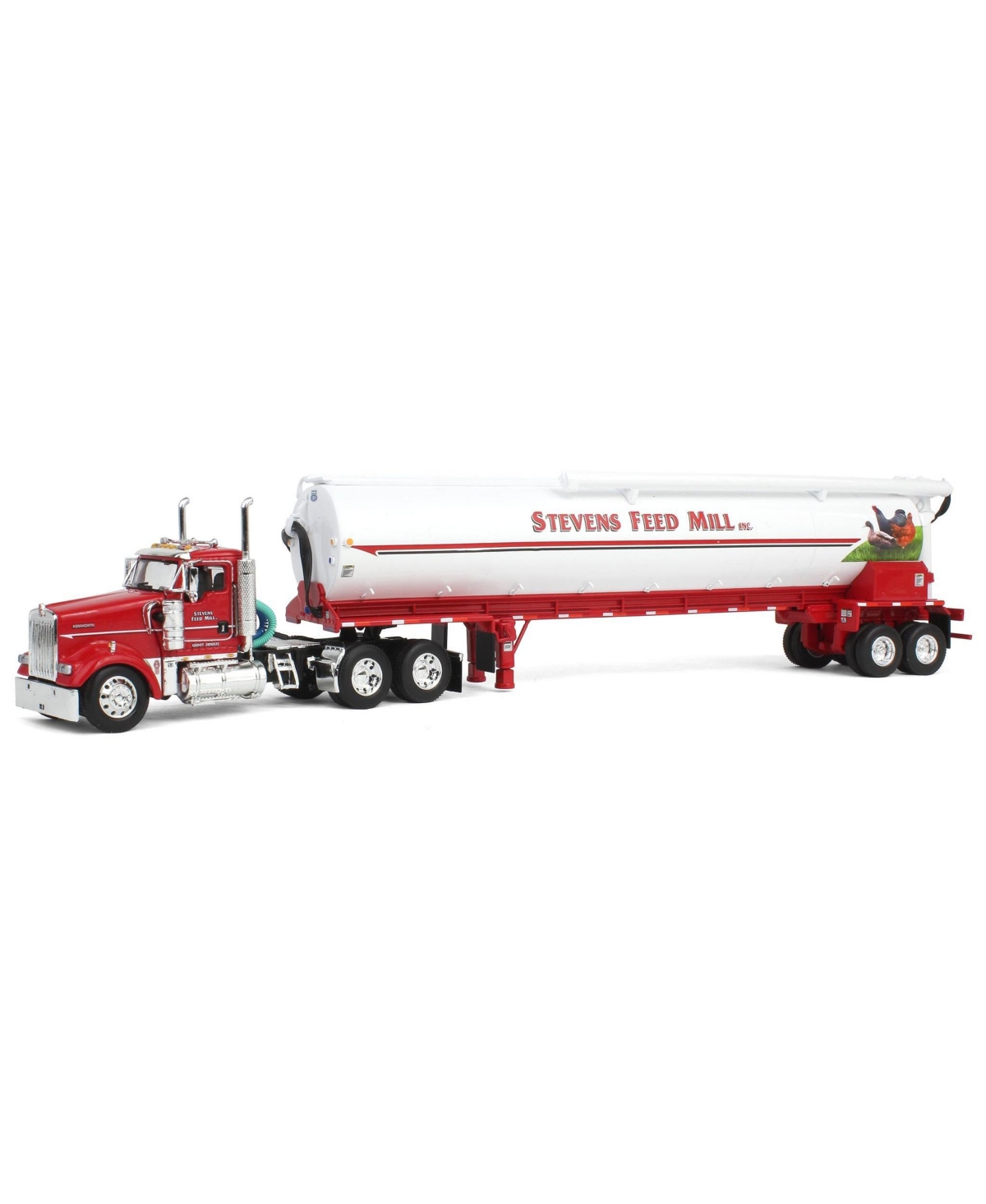 Click here for 1/64 Kenworth Semi Truck w/ Feed Trailer  Stevens... prices