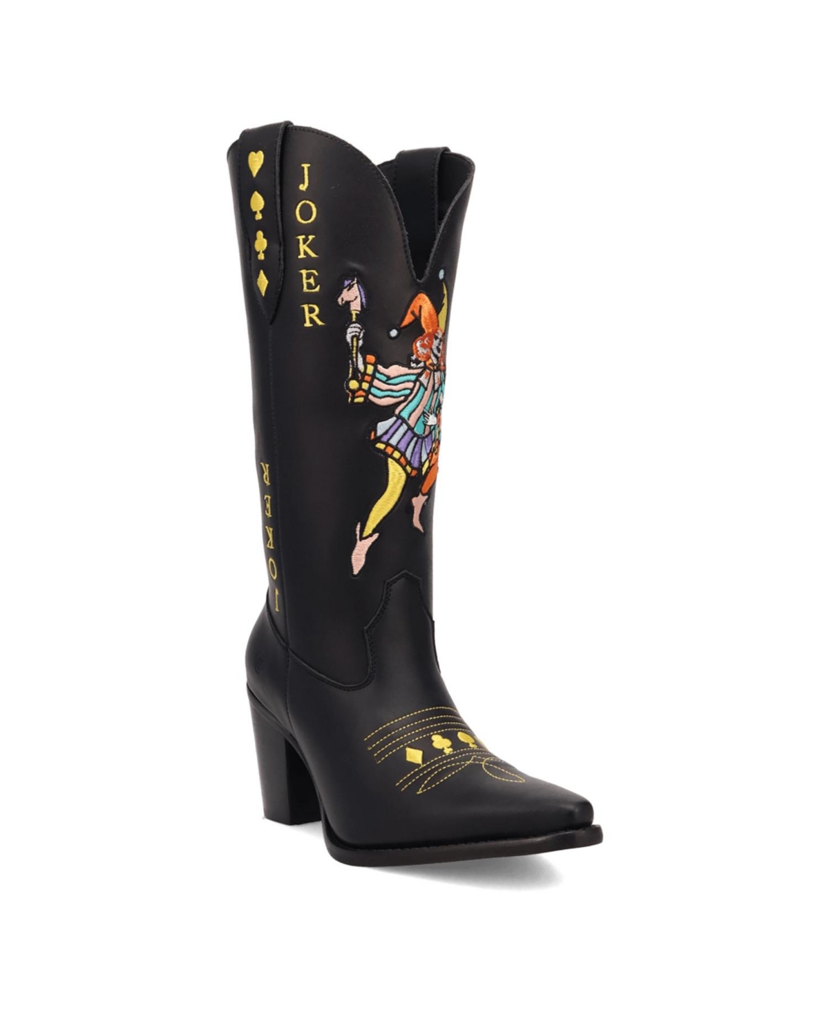 Click here for Dingo Womens Joker Leather Boot - Black prices
