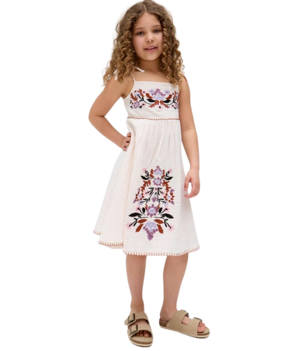 Click here for Raffya Kids Little Girls Raffya Furla Smocked Pane... prices