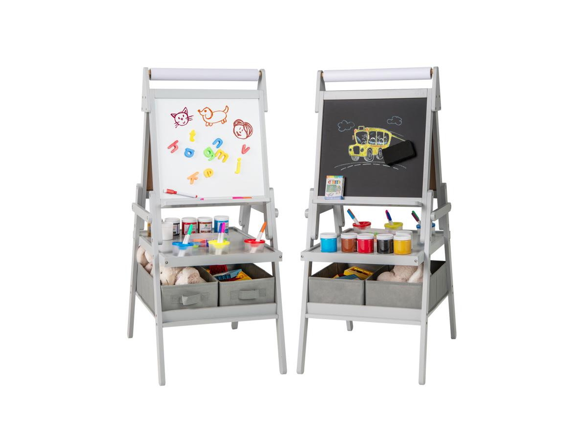 Click here for Akiudex 3-in-1 art easel for kids with magnetic ch... prices