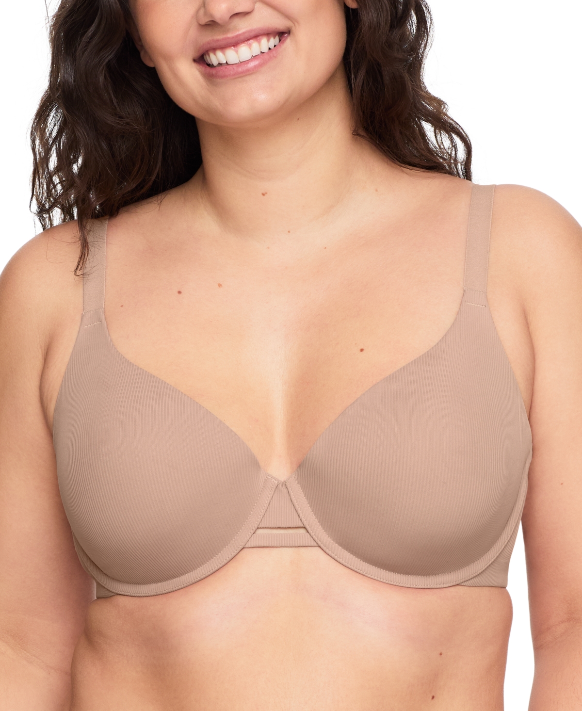 Warners Womens Cloud 9 Underwire Lift T-Shirt Bra WRW253PU09 - Toasted Almond