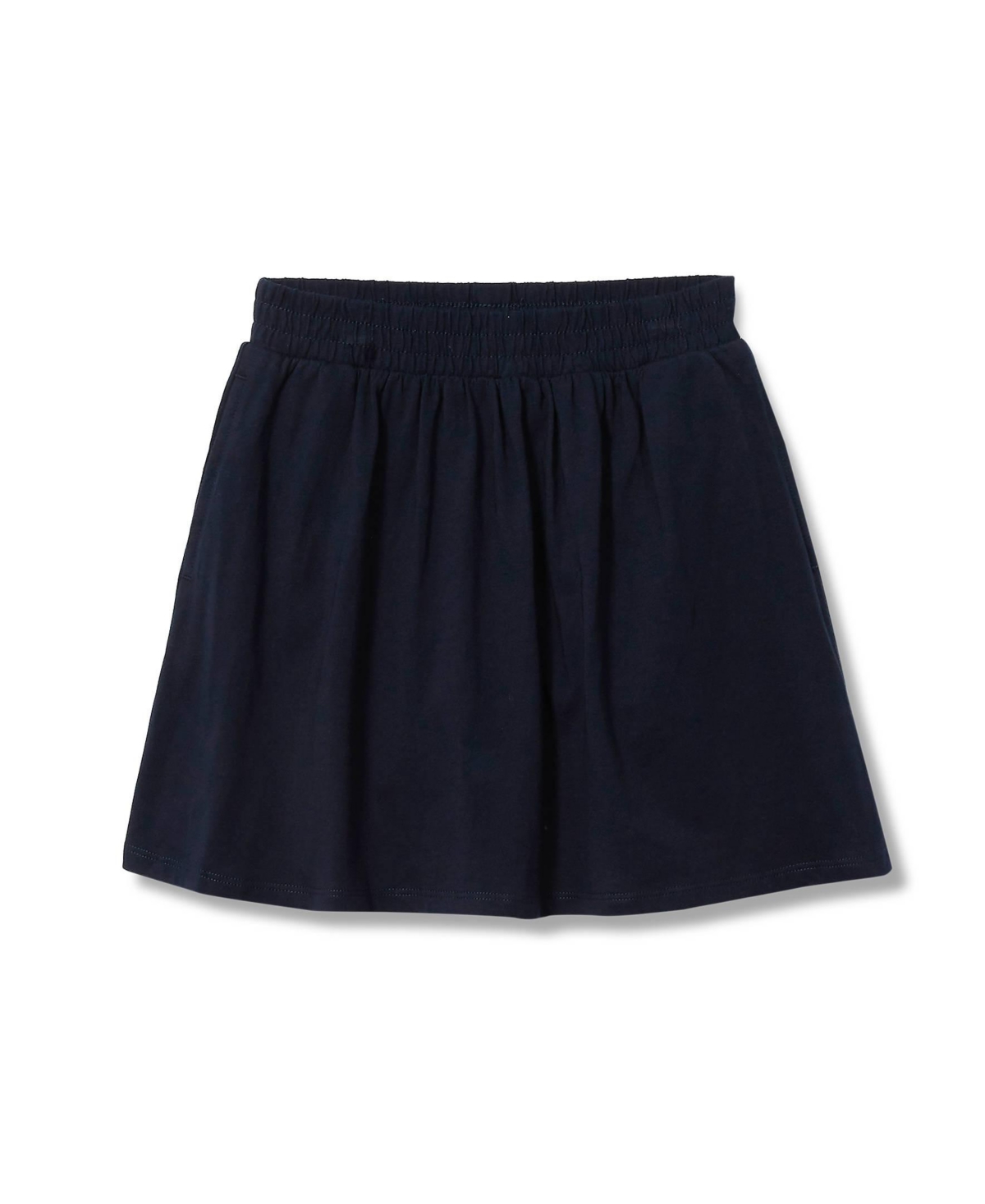 Click here for Lands End Girls Smocked Skort - Classic navy prices