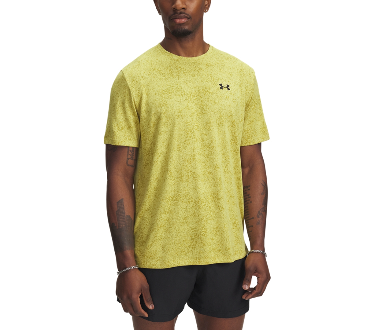Click here for Under Armour Mens Ua Tech Pixelate T-Shirt - Yello... prices