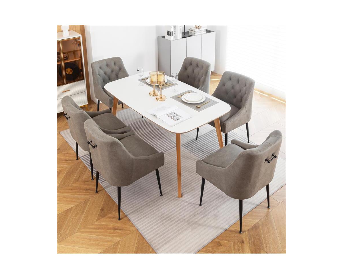 Click here for Dyhome Modern Upholstered Dining Chairs Set of 6... prices