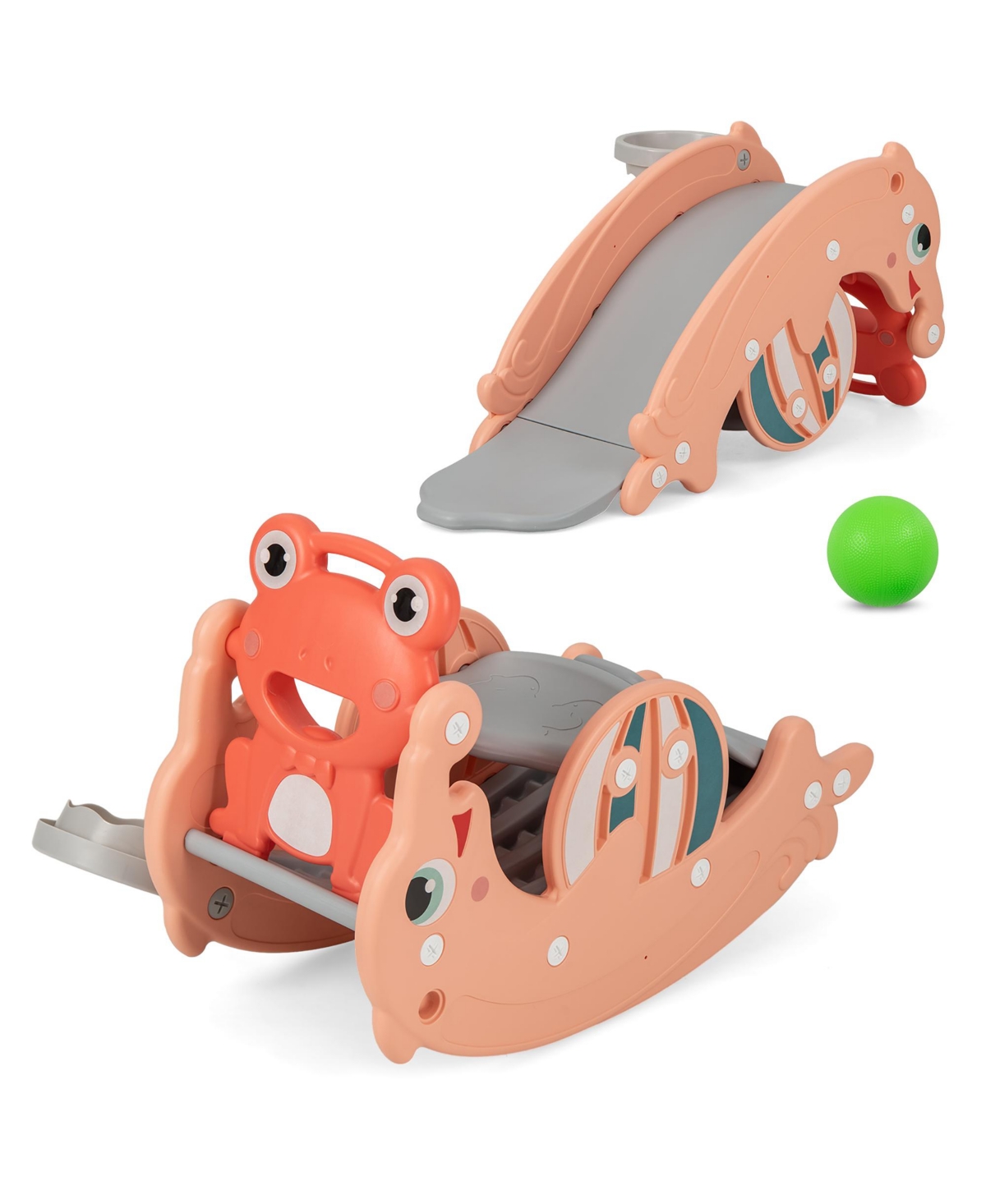 Click here for Gymax 3-in-1 Kids Slide Rocking Horse Set Converti... prices