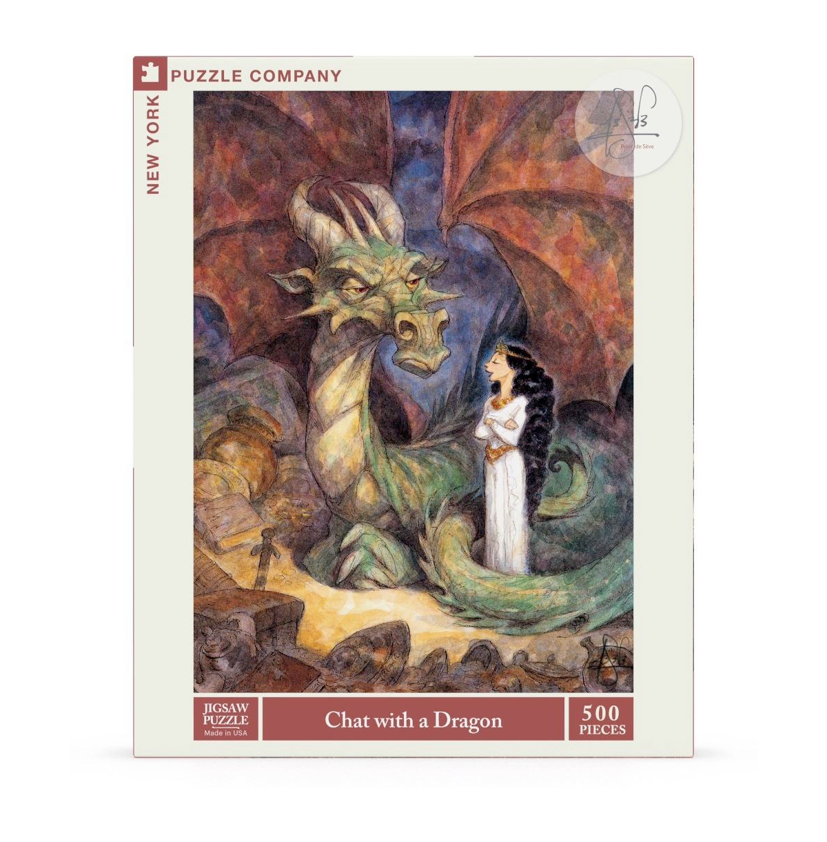 Click here for New York Puzzle Company Chat with a Dragon 500 Pie... prices