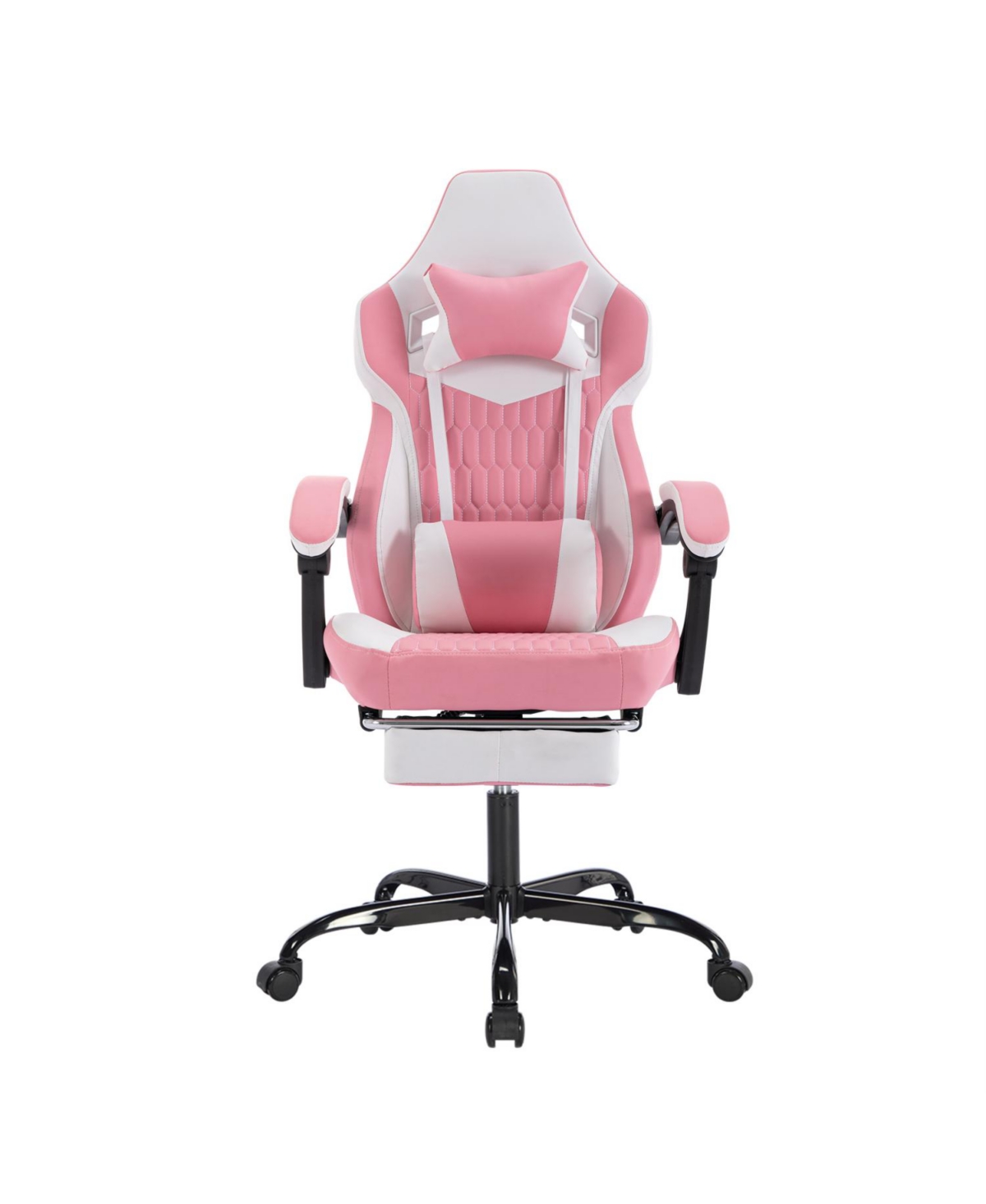 Click here for Streamdale Furniture Pink Gaming Chair with Footre... prices