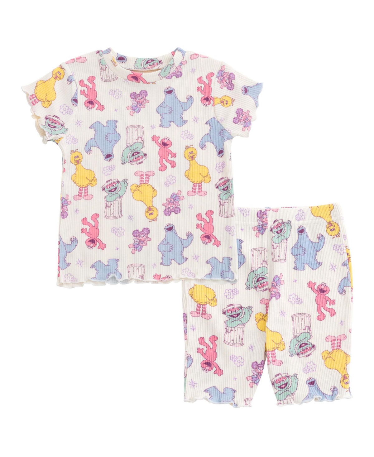 Click here for Sesame Street Baby Girls Ribbed T-Shirt and Shorts... prices