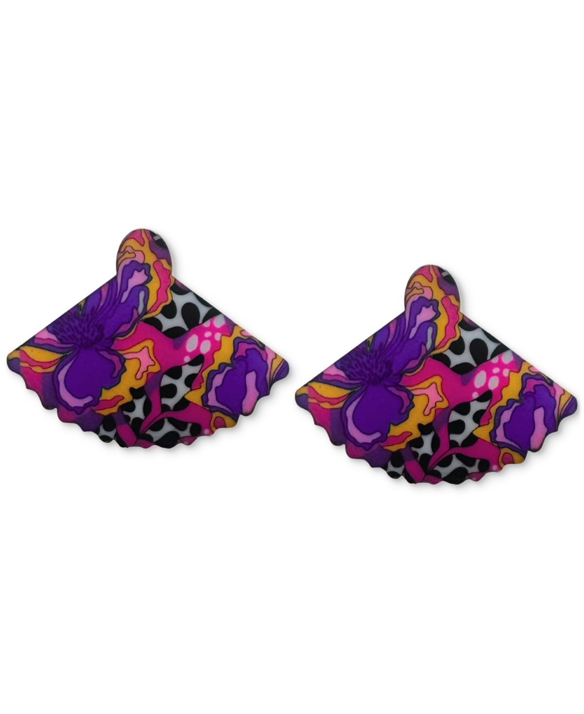 Click here for Swanky Designs Liora Mini Fan Stud Earrings - Baby... prices