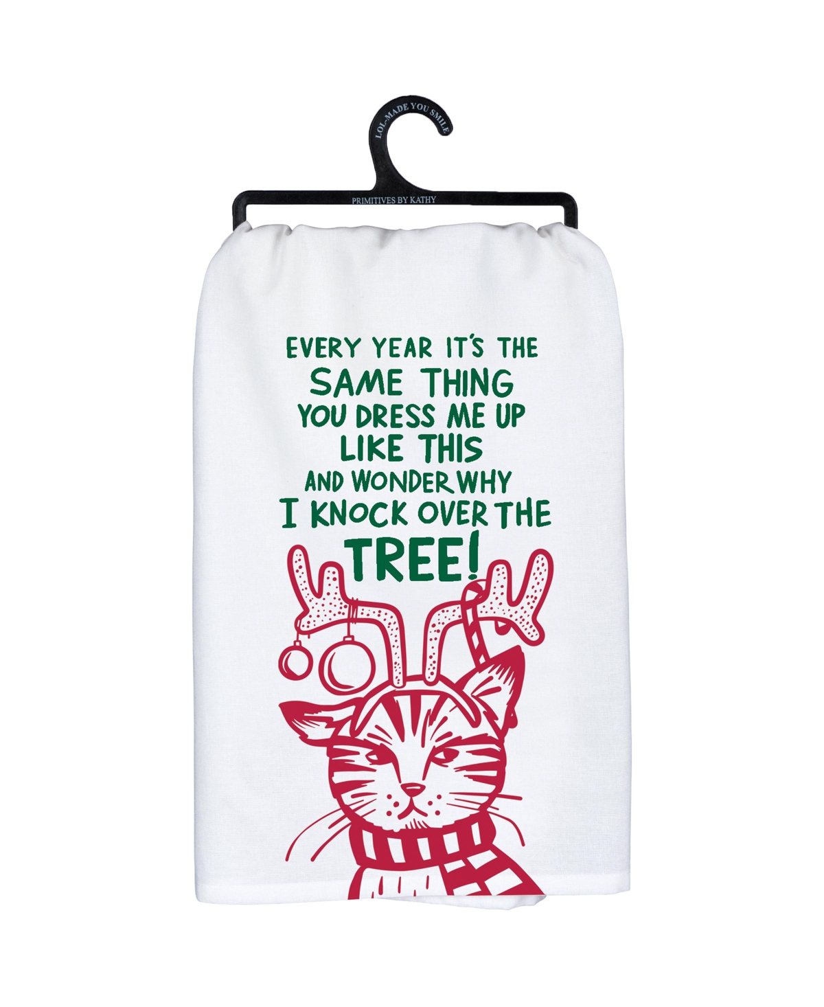 Click here for Primitives by Kathy Why I Knock Over the Tree Kitc... prices