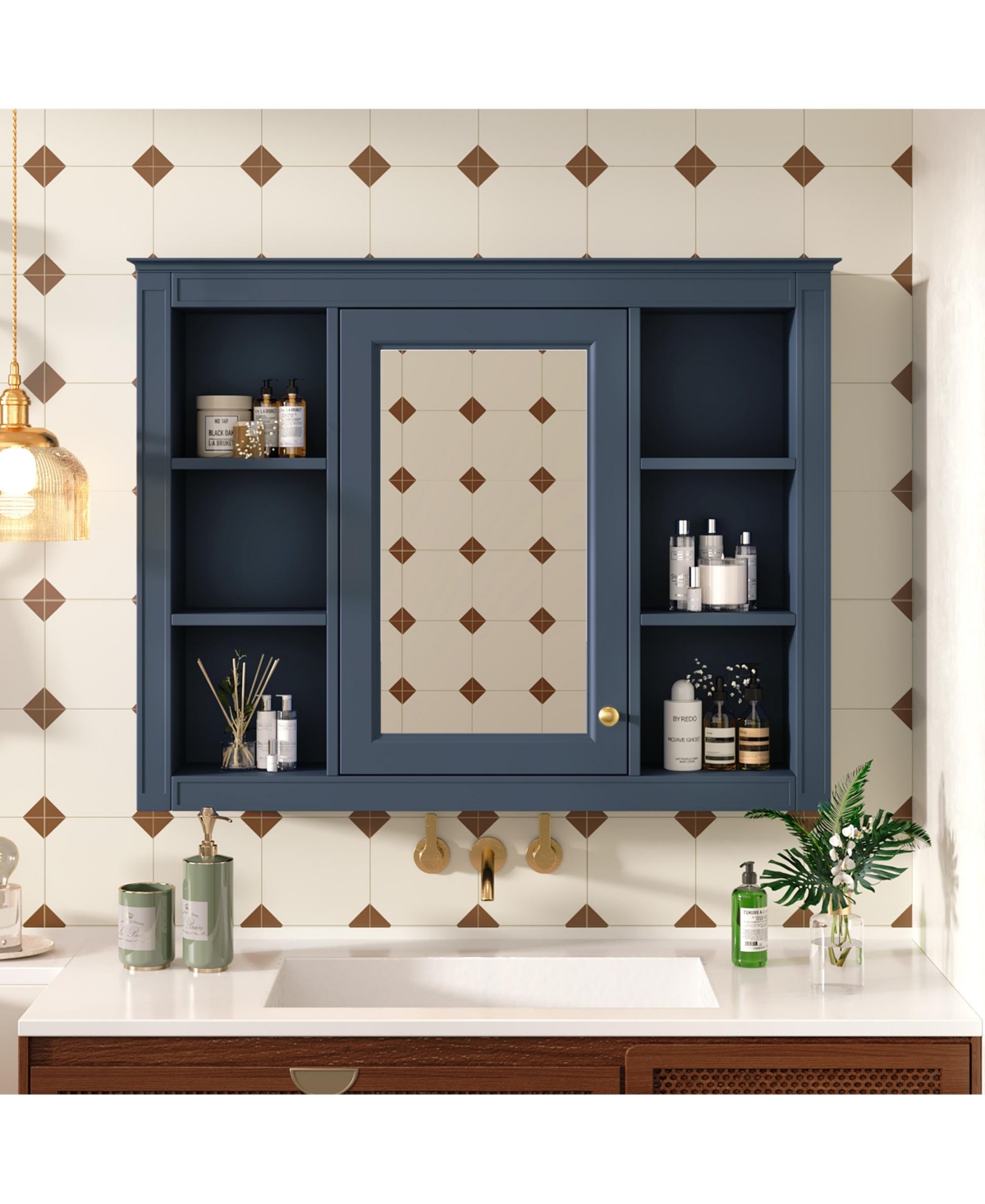 Click here for Casainc 35" x 27.5" Bathroom Mirror Cabi... prices
