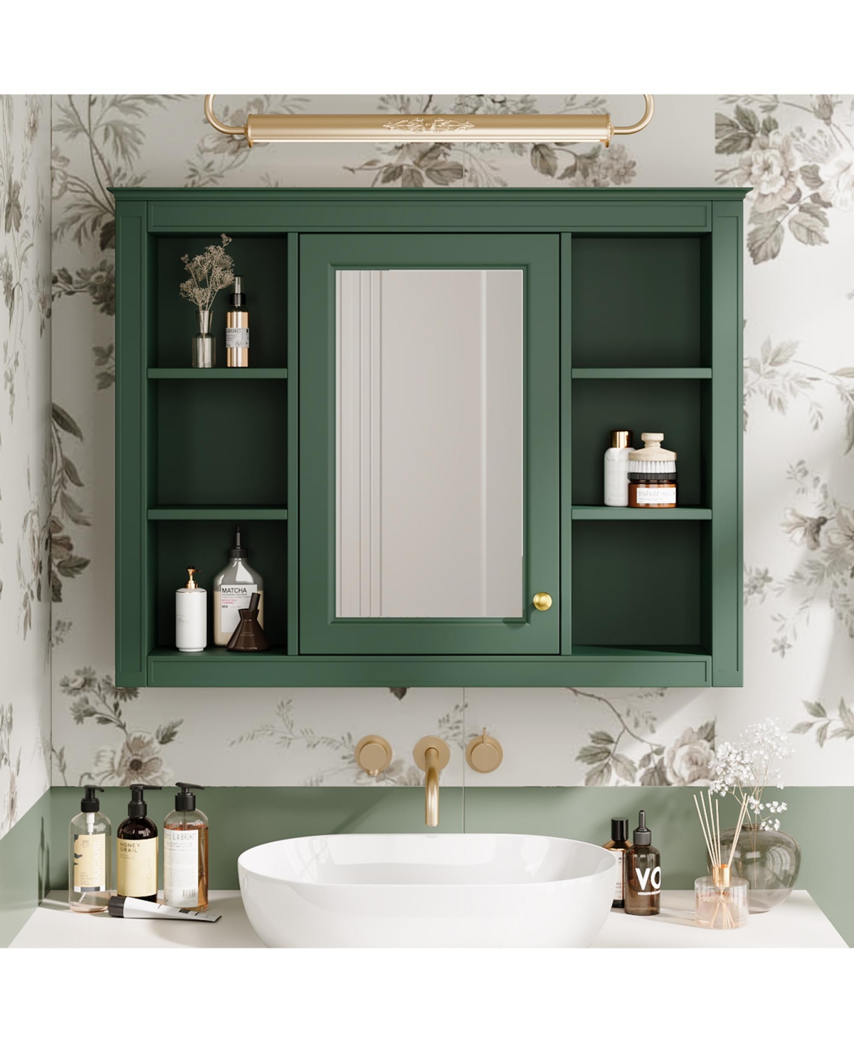 Click here for Casainc 35" x 27.5" Bathroom Mirror Cabi... prices