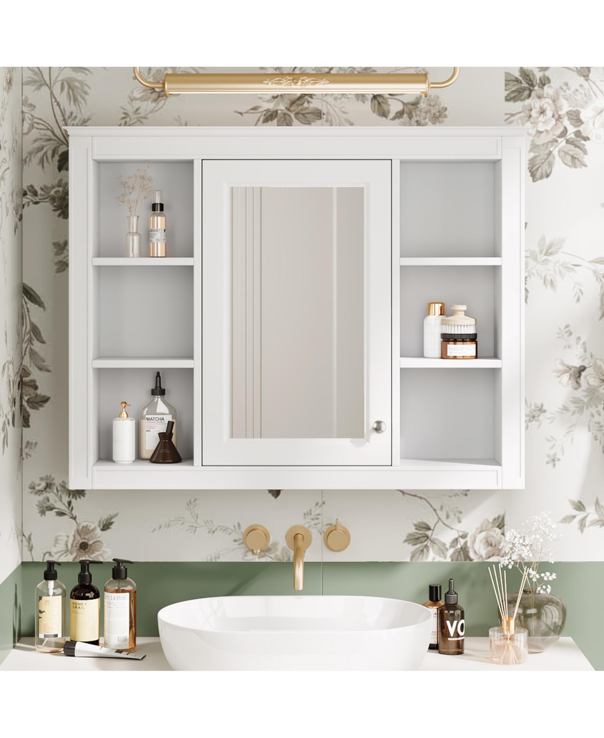 Click here for Casainc 35" x 27.5" Bathroom Mirror Cabi... prices