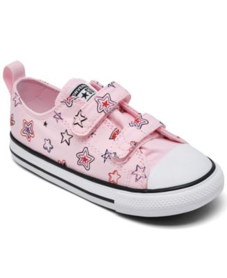 Converse Toddler Girls Chuck Taylor All Star Doodles 2V Stay-Put ...