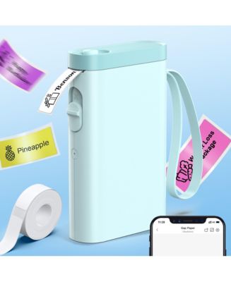 POLONO Label Maker Machine with Tape, P21-A Bluetooth Label Printer ...