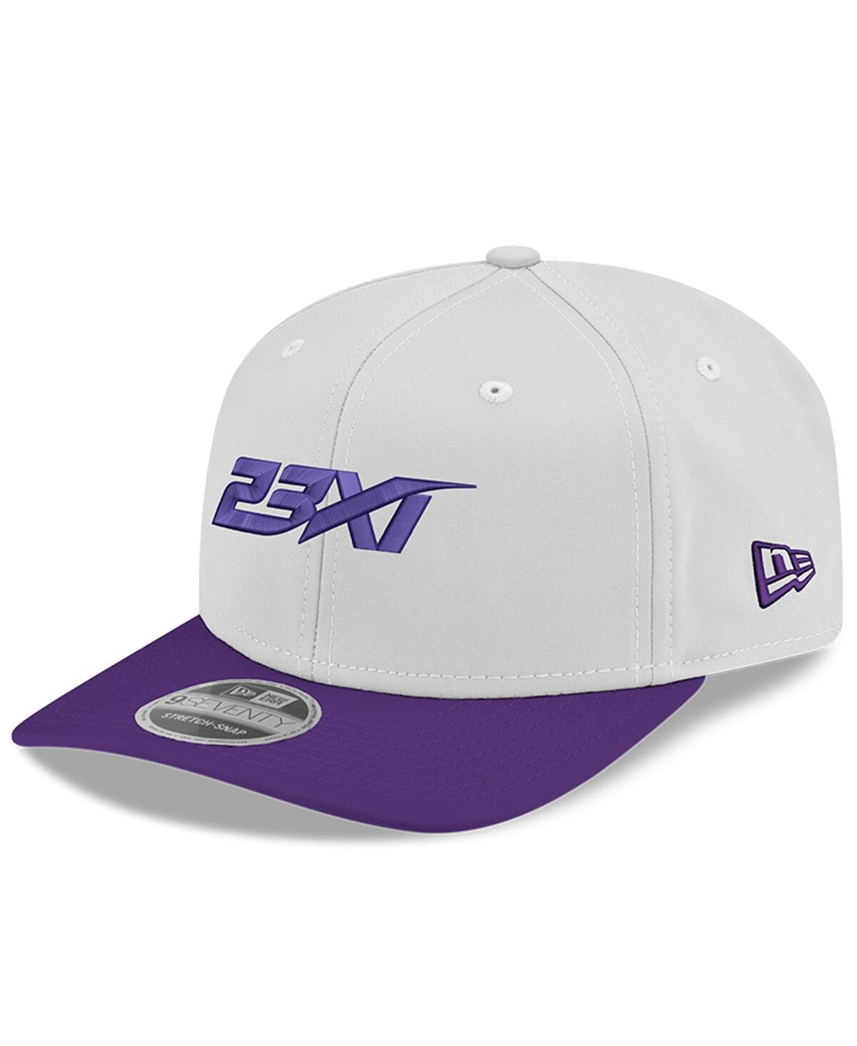 Click here for New Era Mens White/Purple 23XI Racing 9SEVENTY Tea... prices