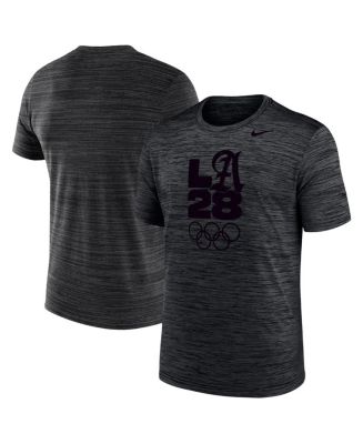 Nike Men's Black LA28 Summer Olympics Team Issue Velocity Performance T ...