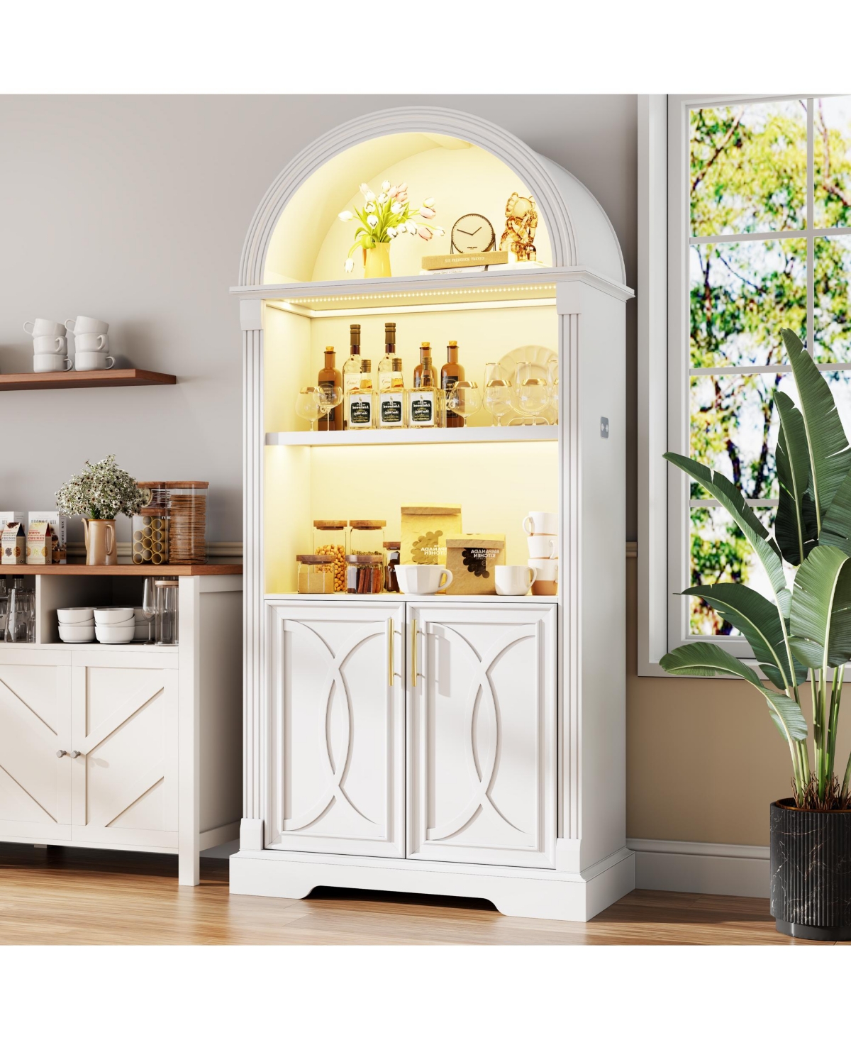 Click here for Vlsrka 71-inch storage cabinet with adjustable she... prices