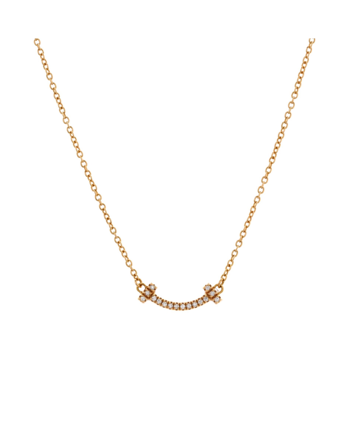 Click here for Pre-Owned Tiffany & Co. Mini T Smile Pendant Neckl... prices
