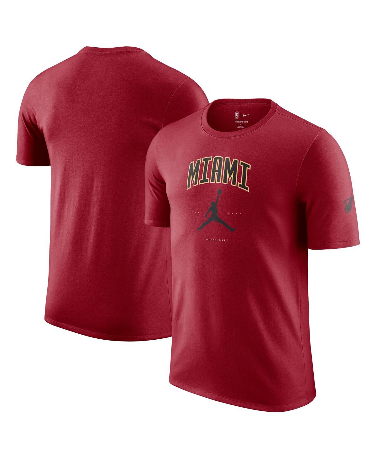 Click here for Jordan Mens and Womens Red Miami Heat Essential Ci... prices