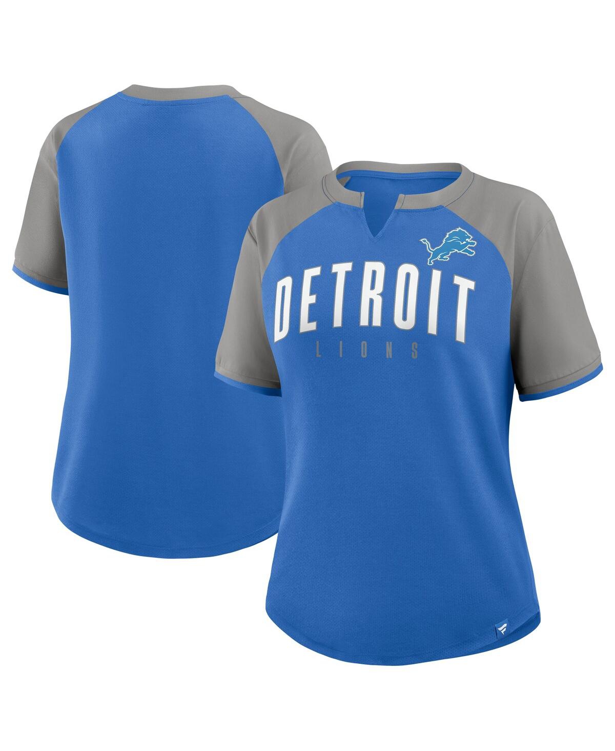 Click here for Fanatics Womens Blue/Silver Detroit Lions Height A... prices