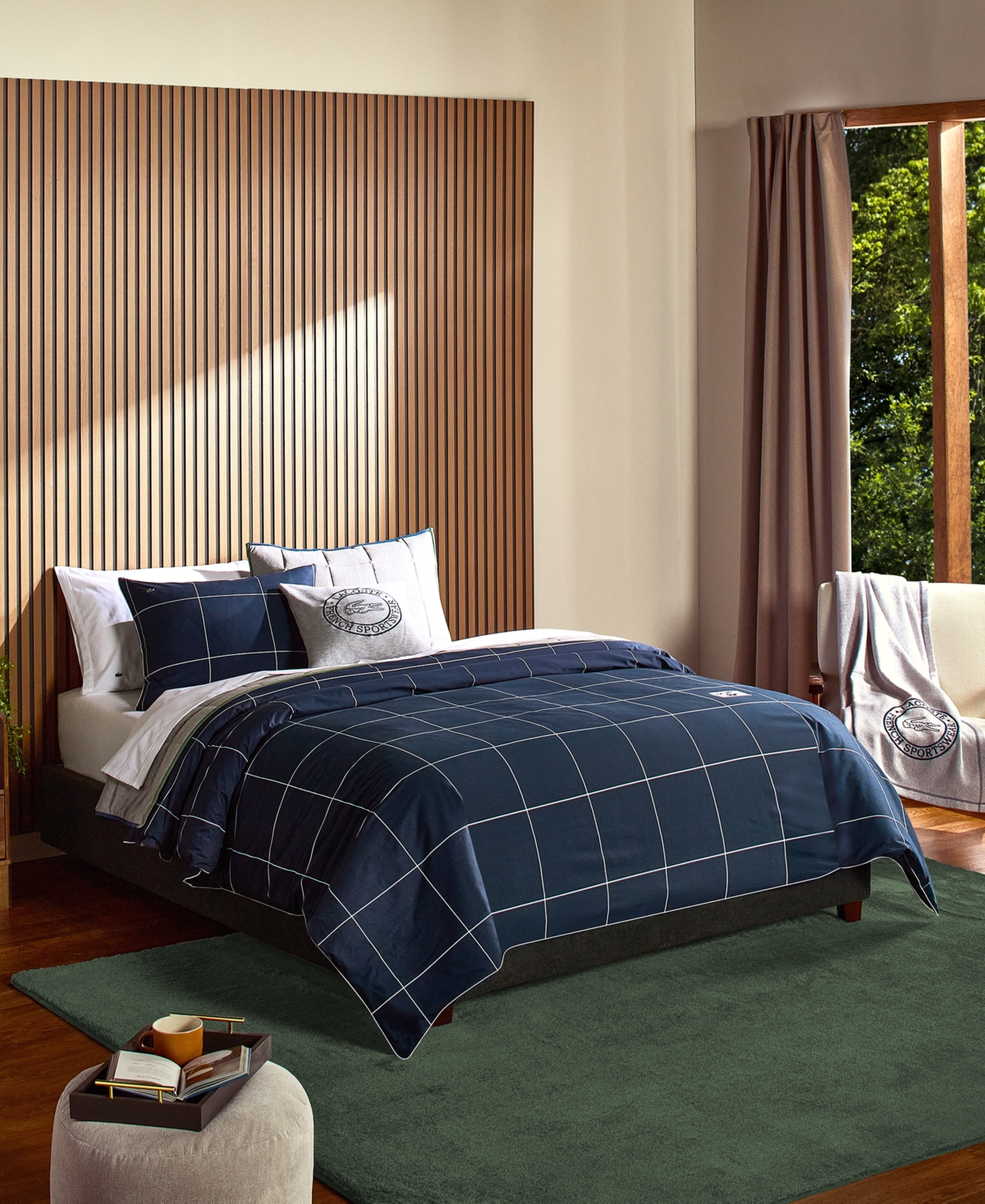 Click here for Lacoste Home Tennis Checks Cotton 2-Pc. Comforter... prices