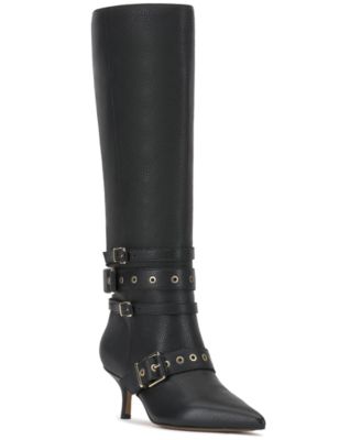 Click here for Vince Camuto Womens Tyleen Knee High Moto Boot Reg... prices