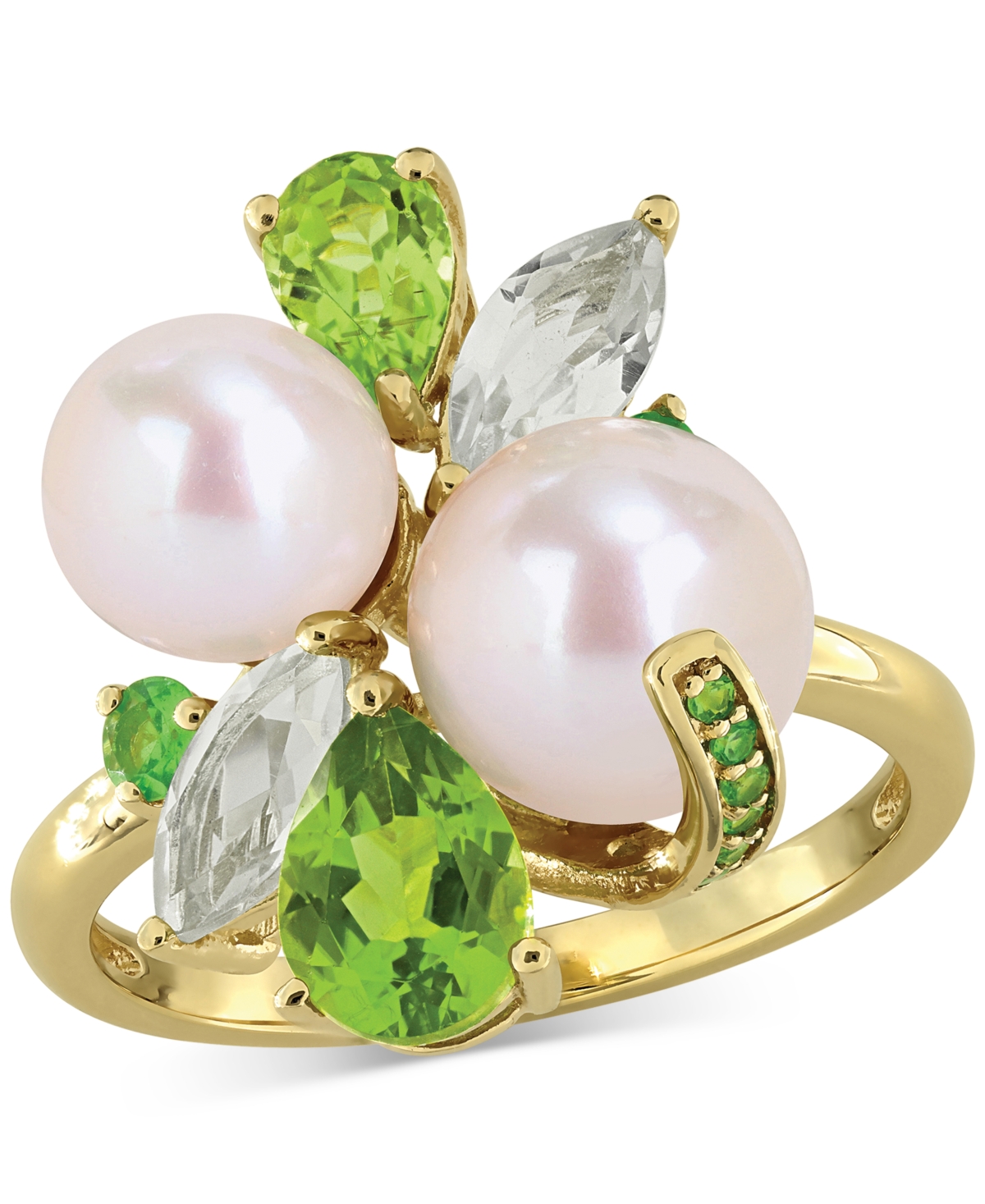 Click here for Cultured Freshwater Pearl (7-8.5mm) Multi-Gemstone... prices