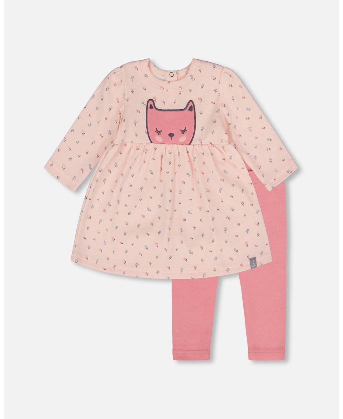 Click here for Deux par Deux Baby Girl Cotton Dress and Leggings... prices