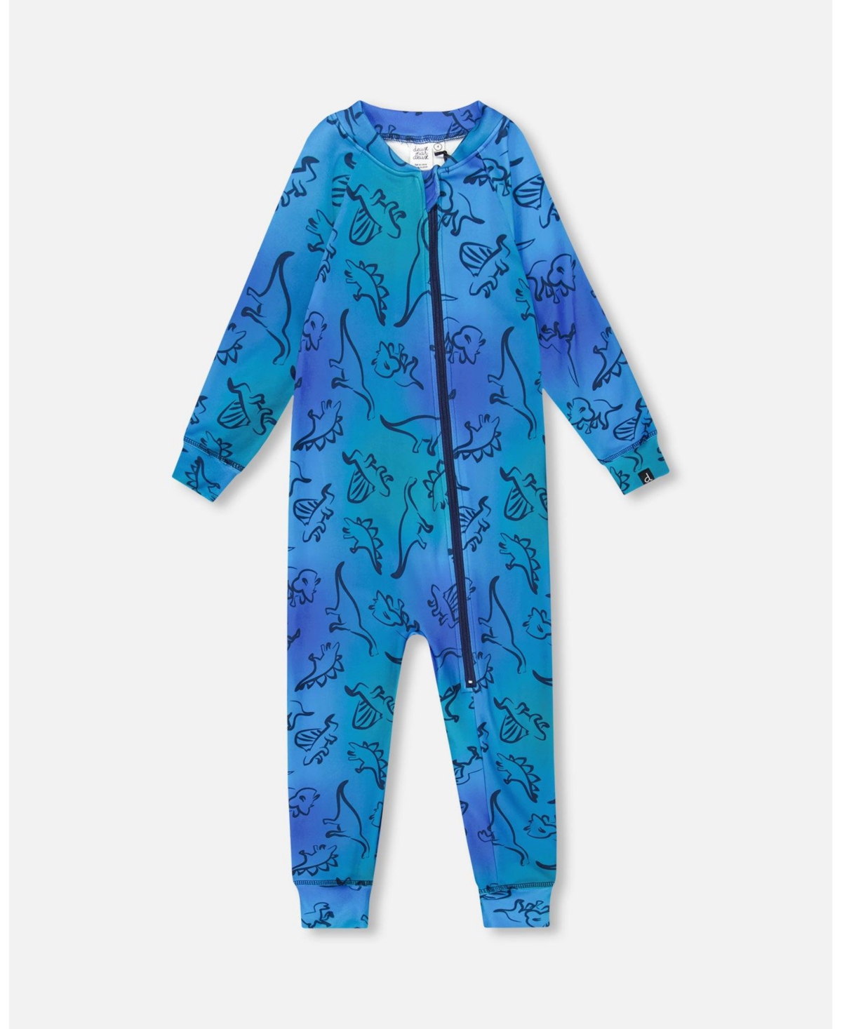 Click here for Deux par Deux Boy One-Piece Thermal Underwear Blue... prices