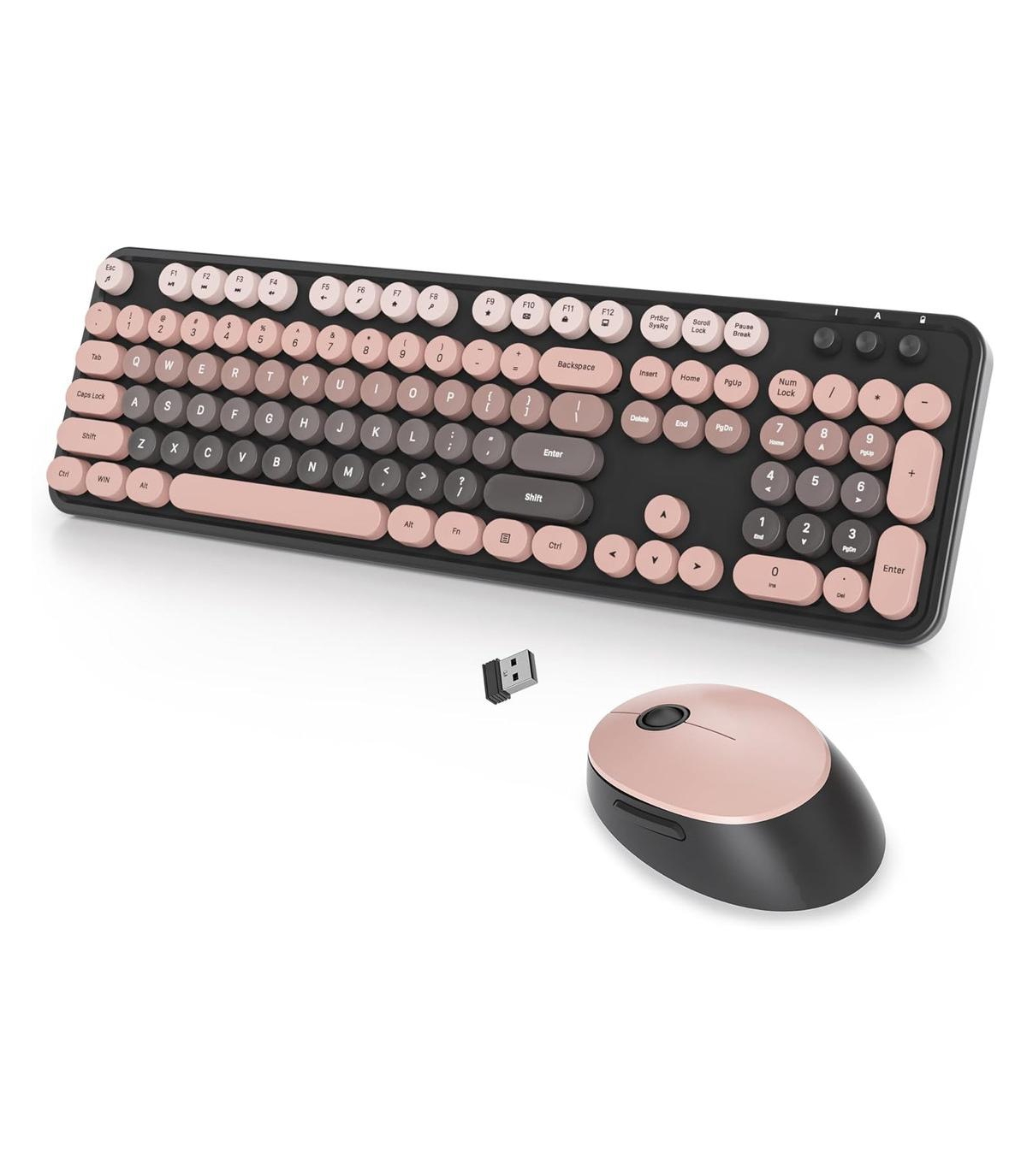 Click here for risokeys Wireless Keyboard and Mouse Set  Retro Ty... prices