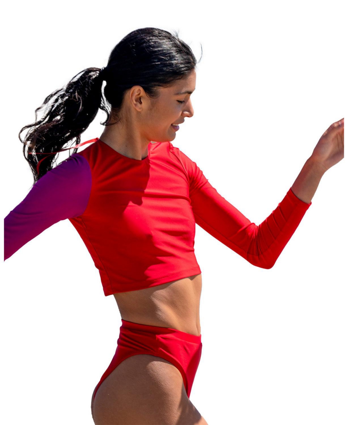 Click here for Ansea The Rash Guard - Red prices