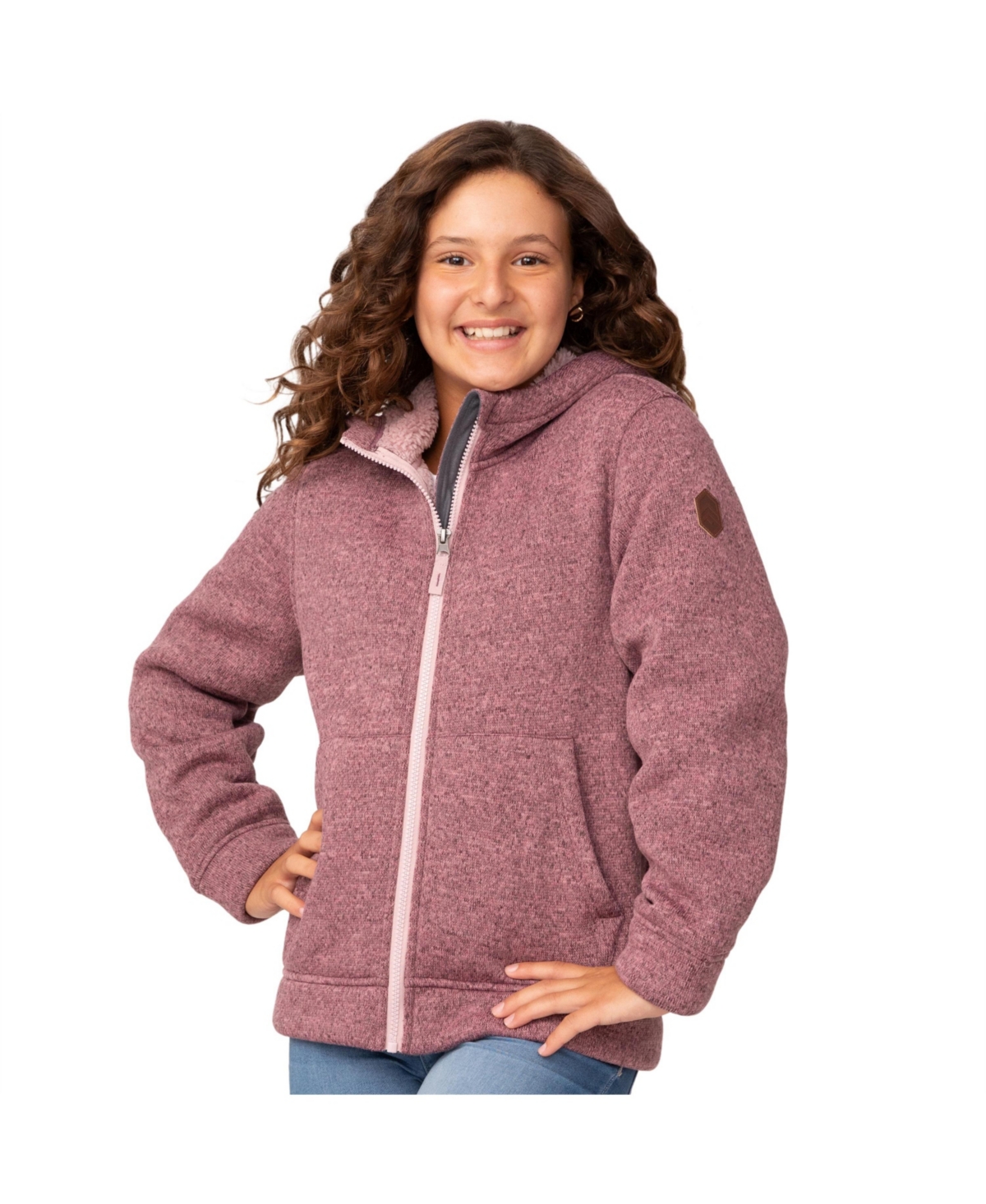 Click here for Free Country Girls Mountain Fleece Jacket - Blosso... prices