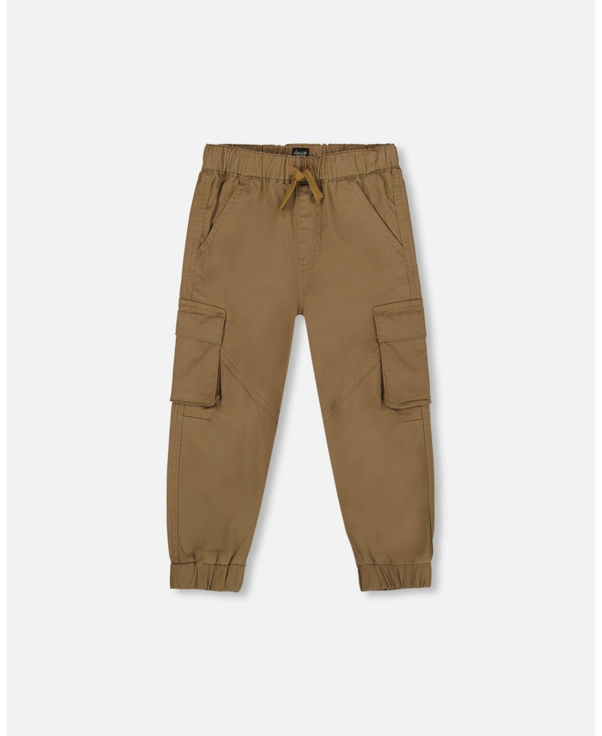 Deux par Deux Boys Twill Jogger Cargo Pants - Baby