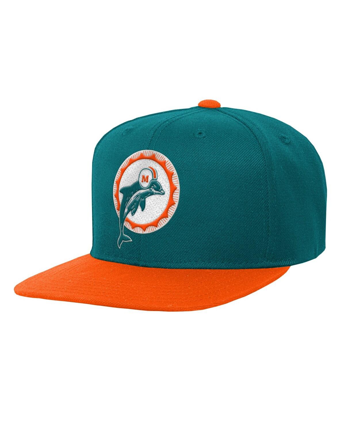 Click here for Mitchell & Ness Big Boys and Girls Aqua Miami Dolp... prices