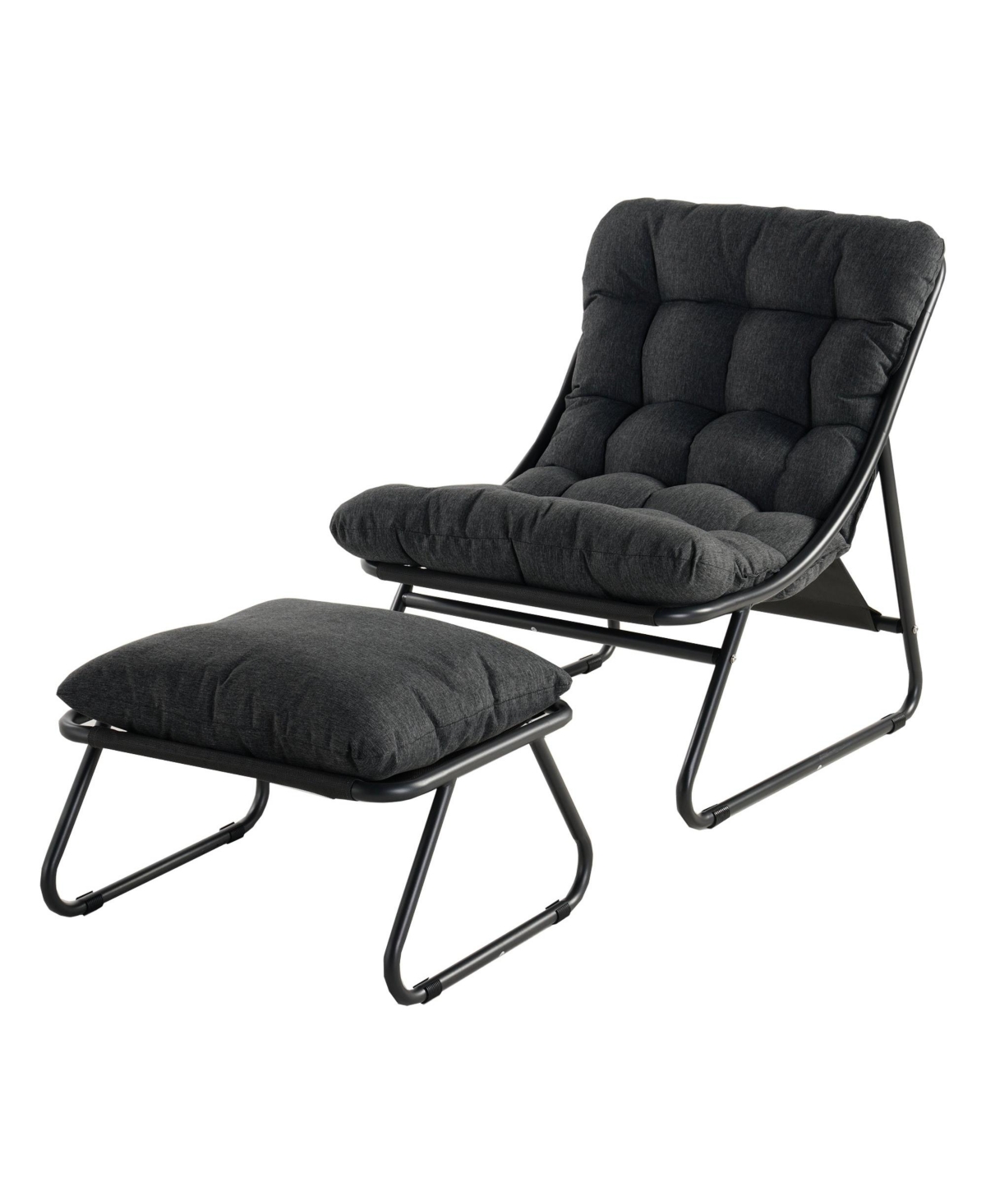 Click here for Mondawe 2-Piece All-Iron Removable Lounge Chair Se... prices