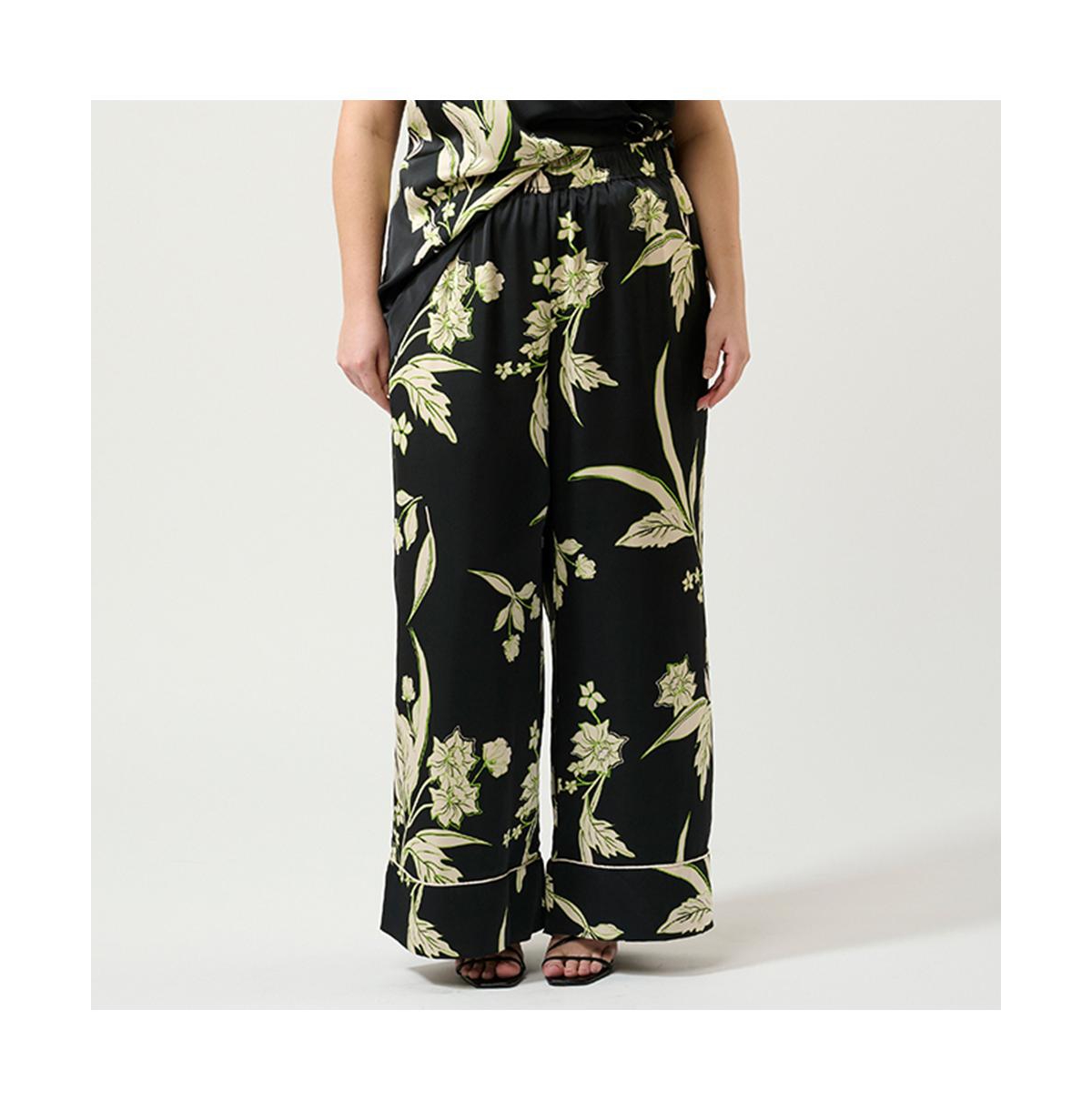 Click here for Estelle Baia Wide Leg Satin Pant - Print prices