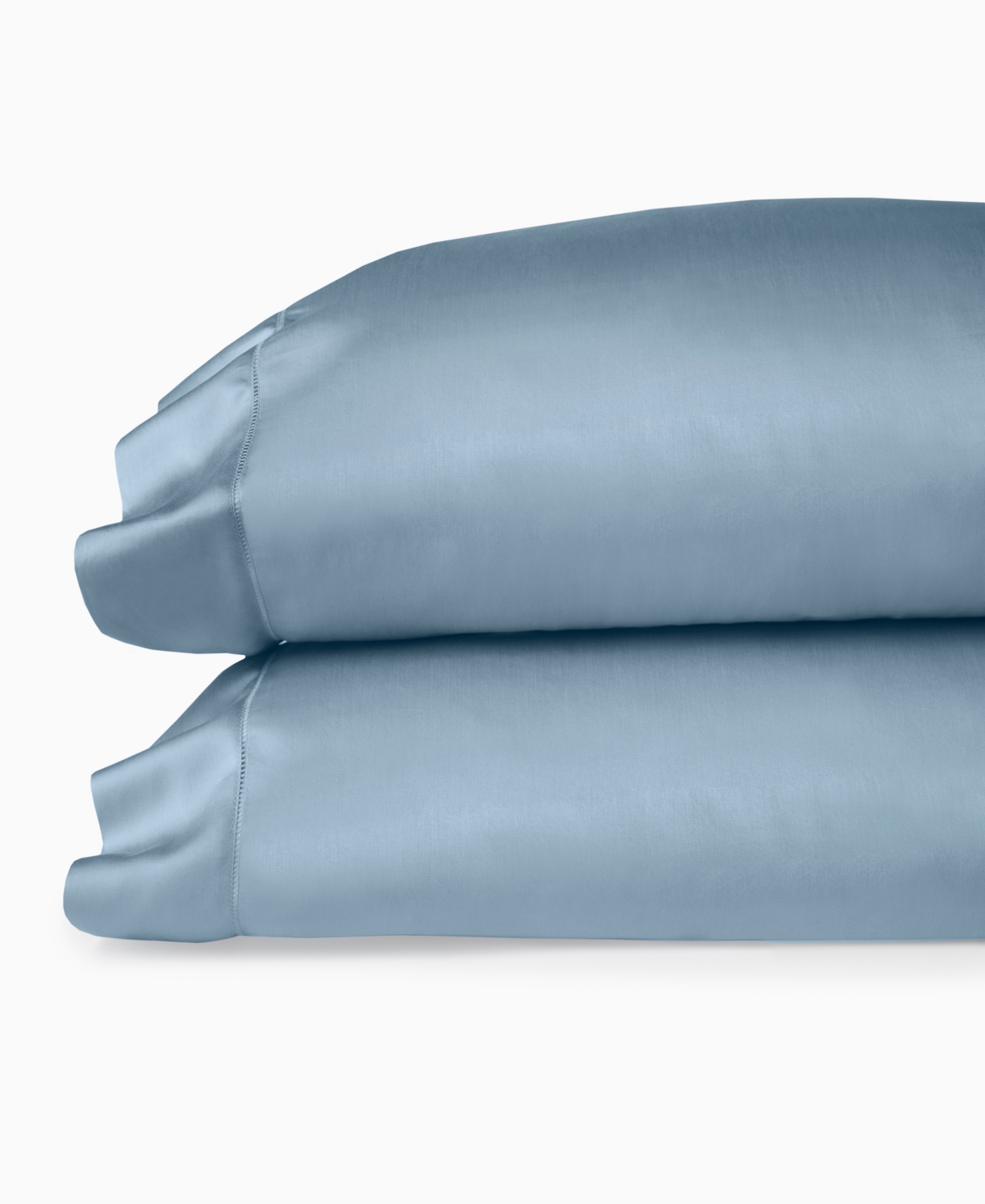 Click here for Sferra Fiona Sateen Cotton Pillowcase  King - Blue prices