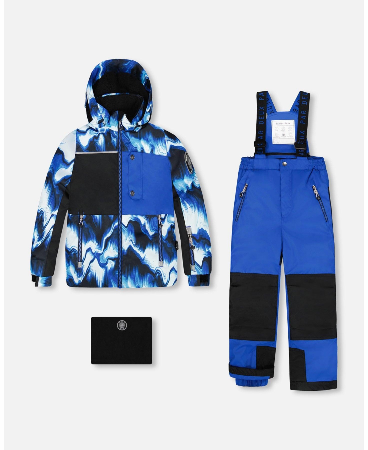 Click here for Deux par Deux Big Boys Two-Piece Play Snowsuit Blu... prices