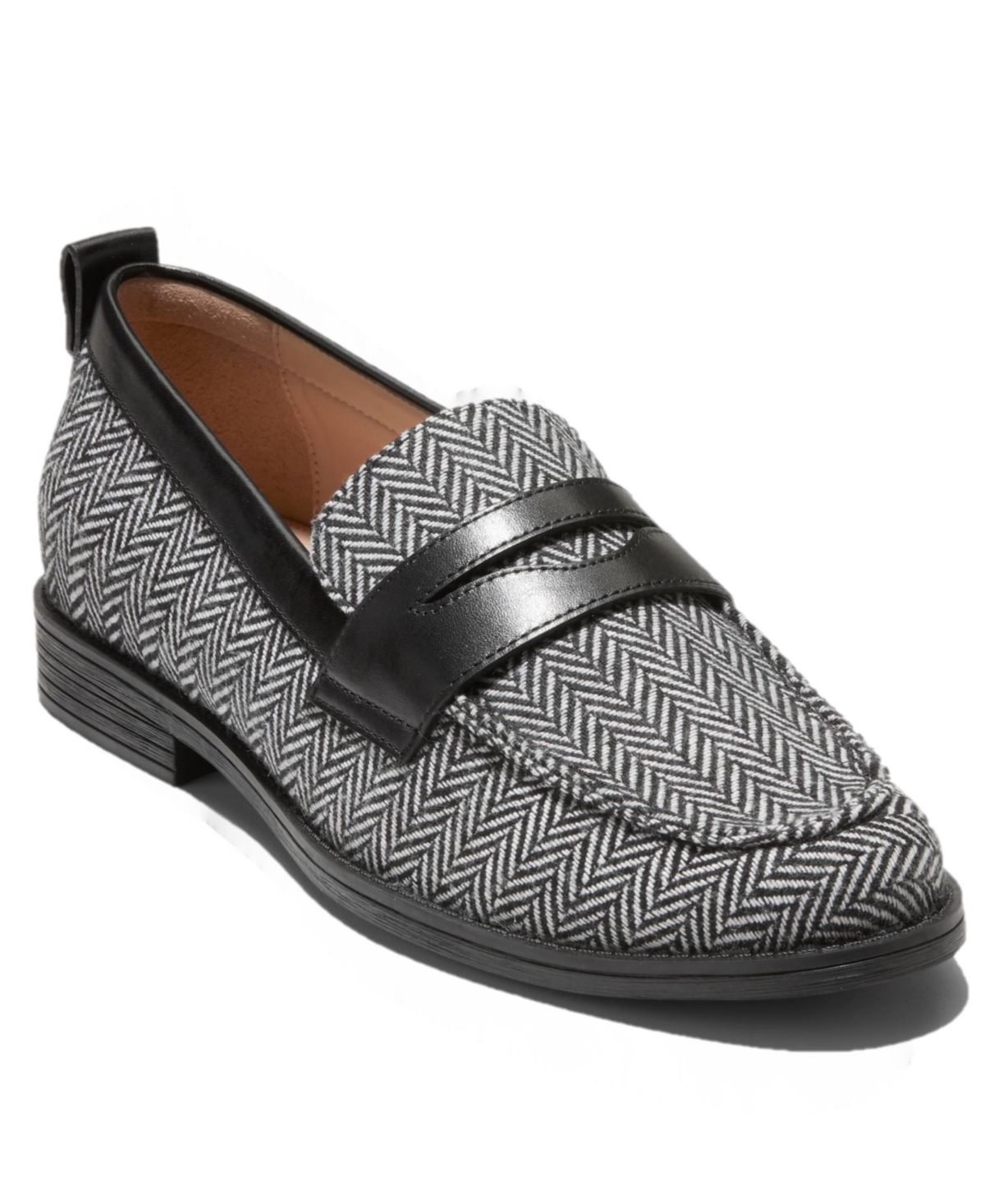 Click here for Cole Haan Womens Stassi Penny Loafers - Herringbon... prices