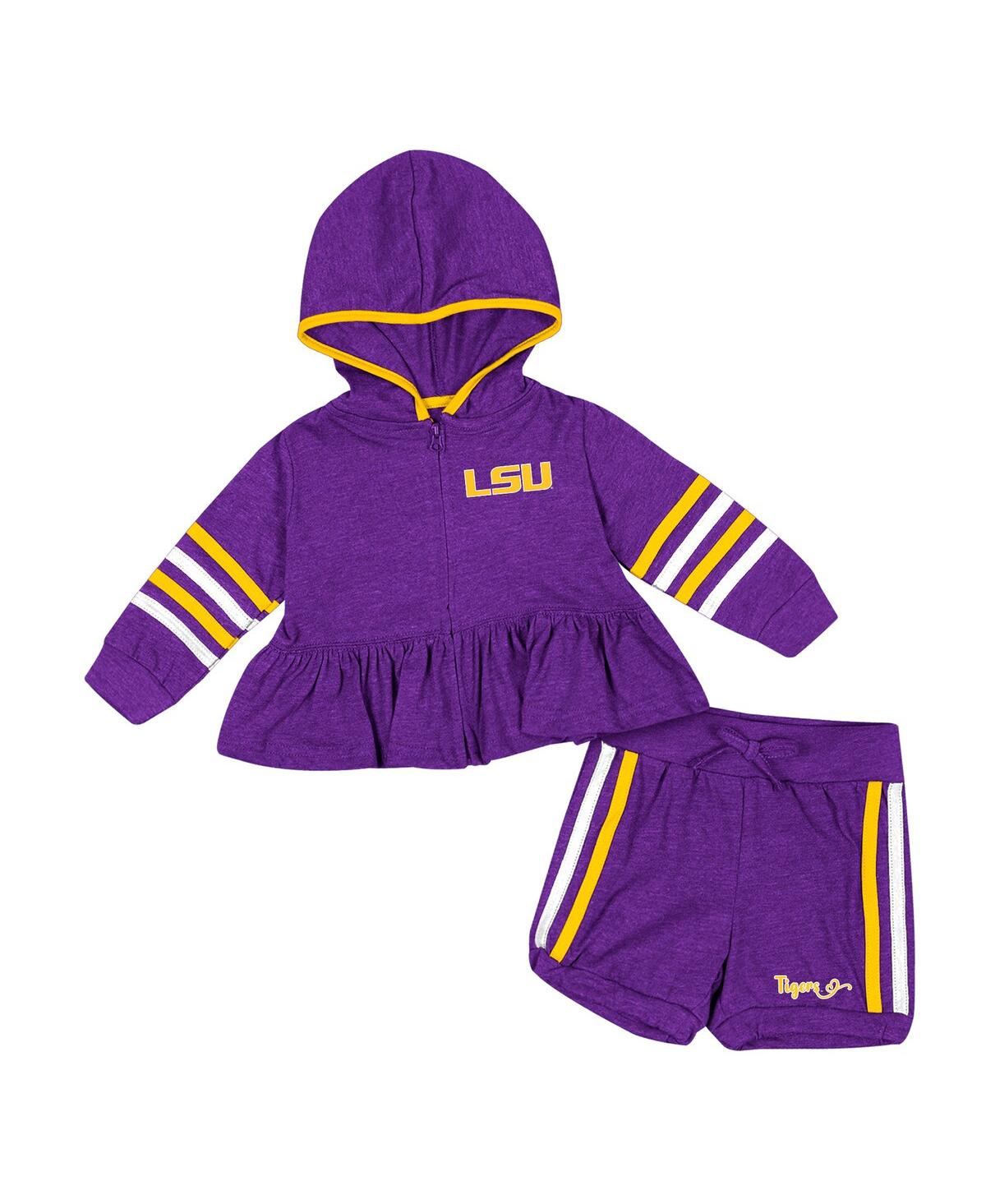 Click here for Colosseum Baby Boys and Girls 2-Piece Purple Lsu T... prices