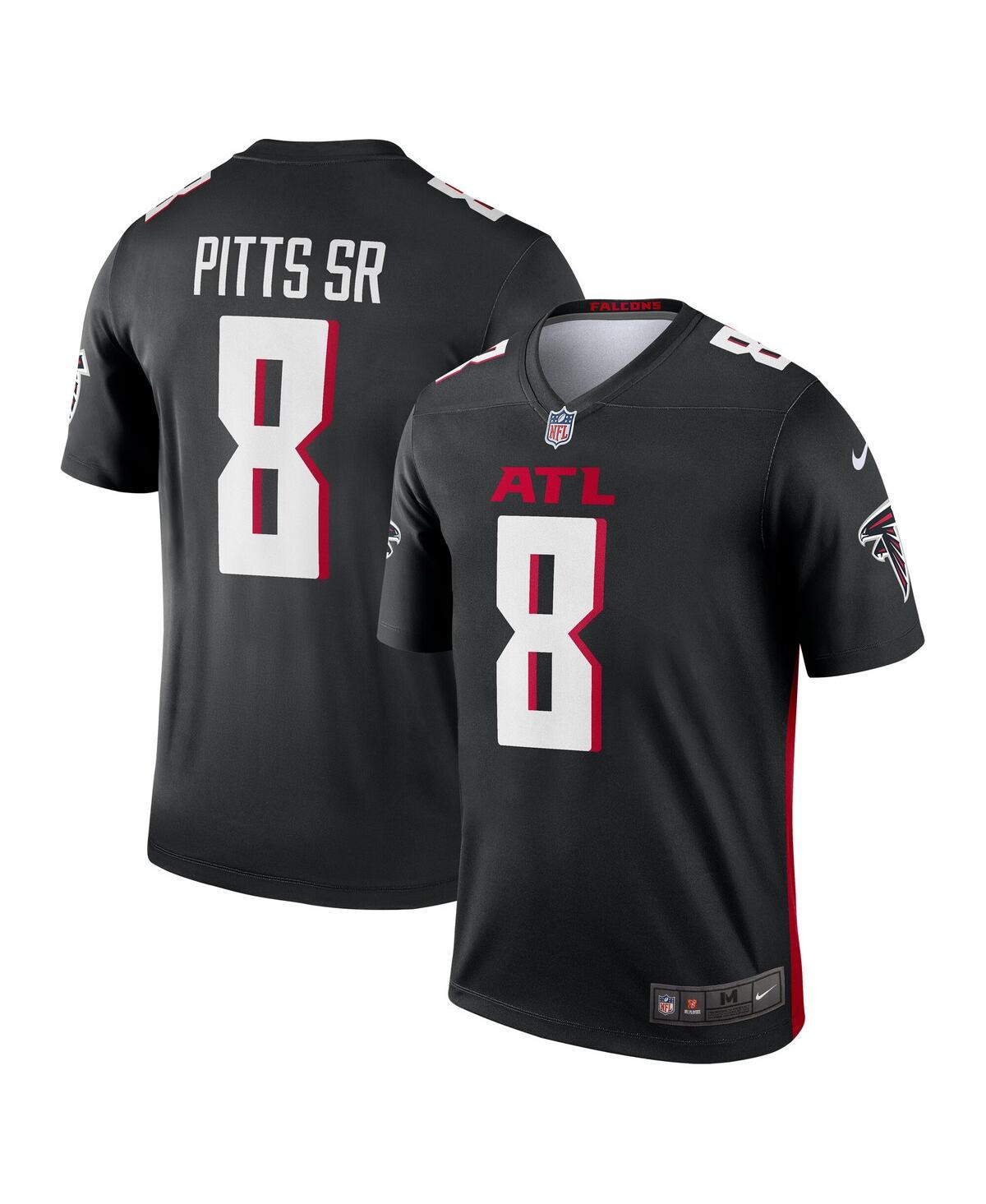 Click here for Nike Mens Kyle Pitts Sr. Black Atlanta Falcons Leg... prices