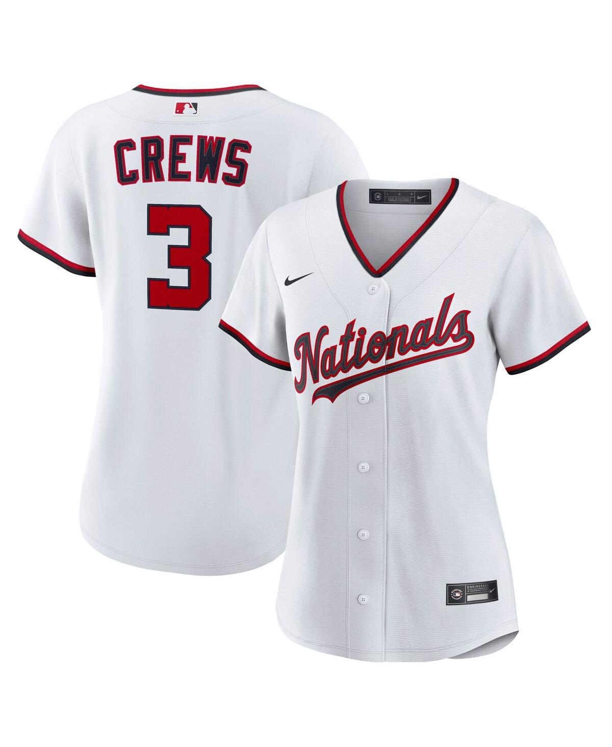 Click here for Nike Womens Dylan Crews White Washington Nationals... prices