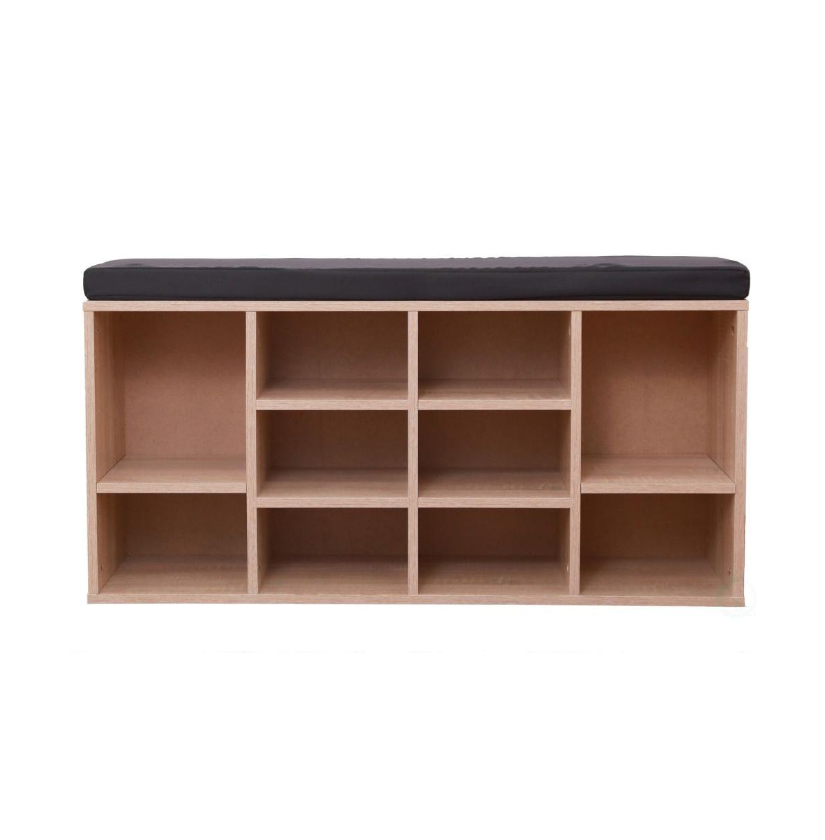 Click here for Basicwise Natural Wooden Shoe Cubicle Storage Entr... prices