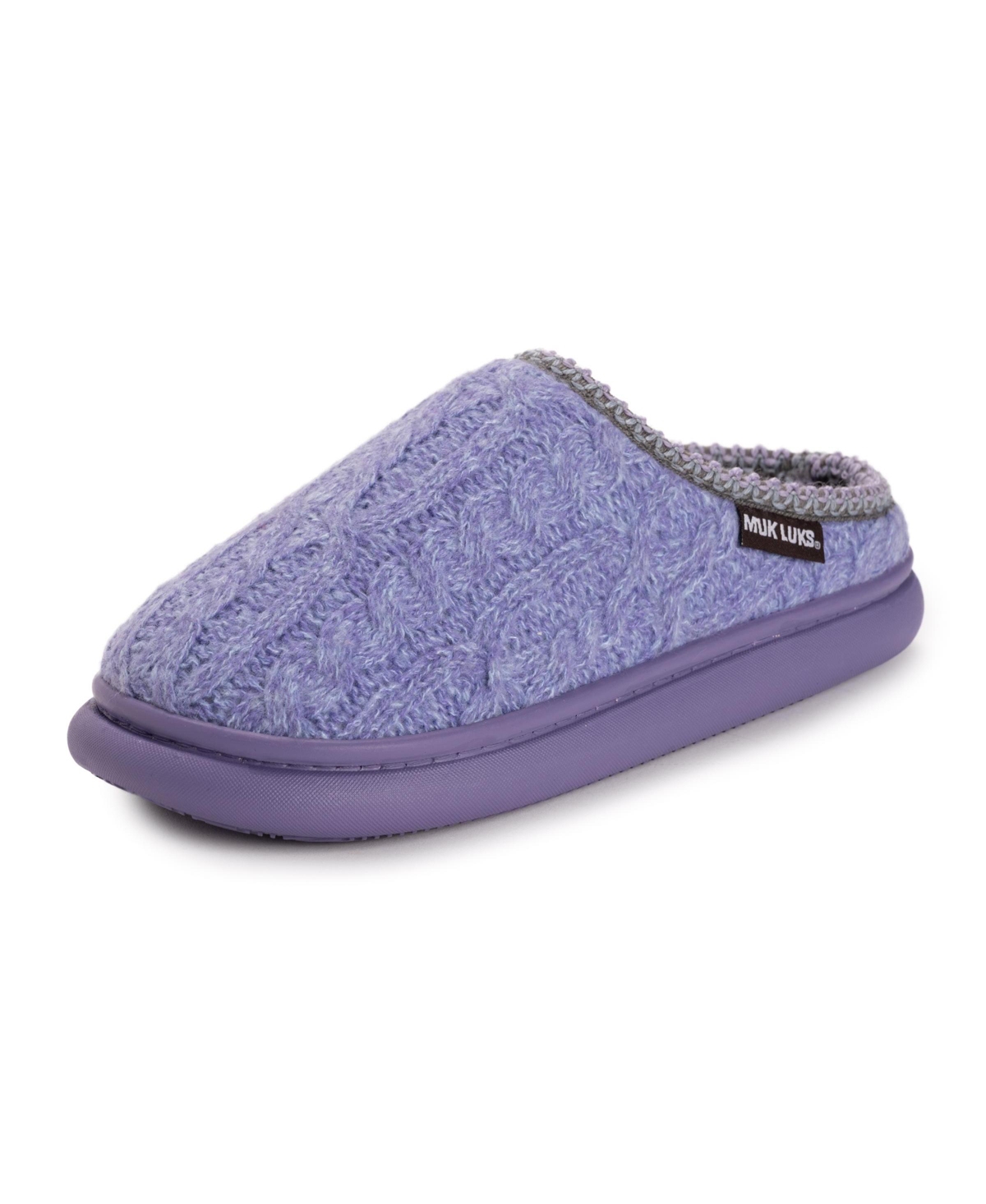 Muk Luks Womens Bindi Clog - Purple