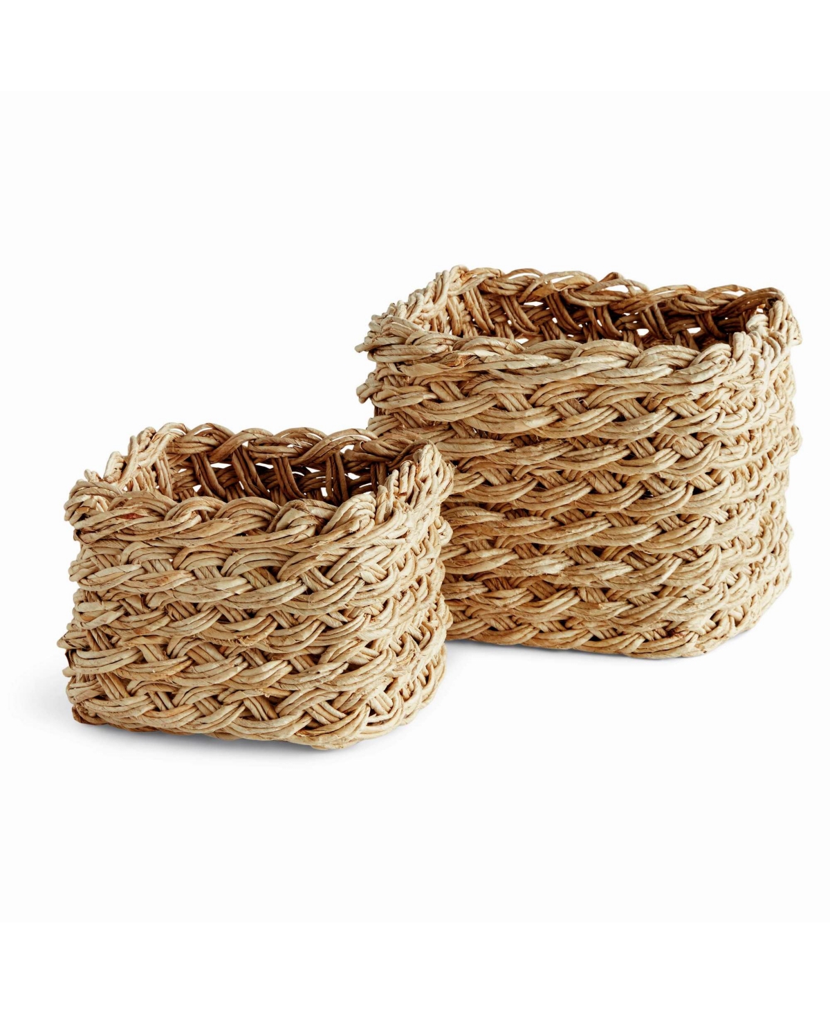 Click here for Napa Home & Garden Abaca French Braid Storage Bask... prices